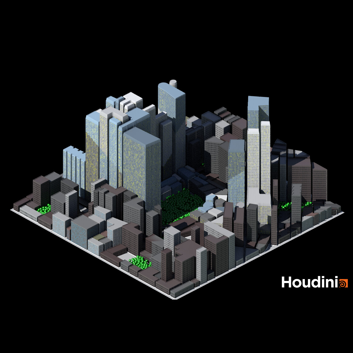 ArtStation - Proceduralism Module - Houdini City Generator