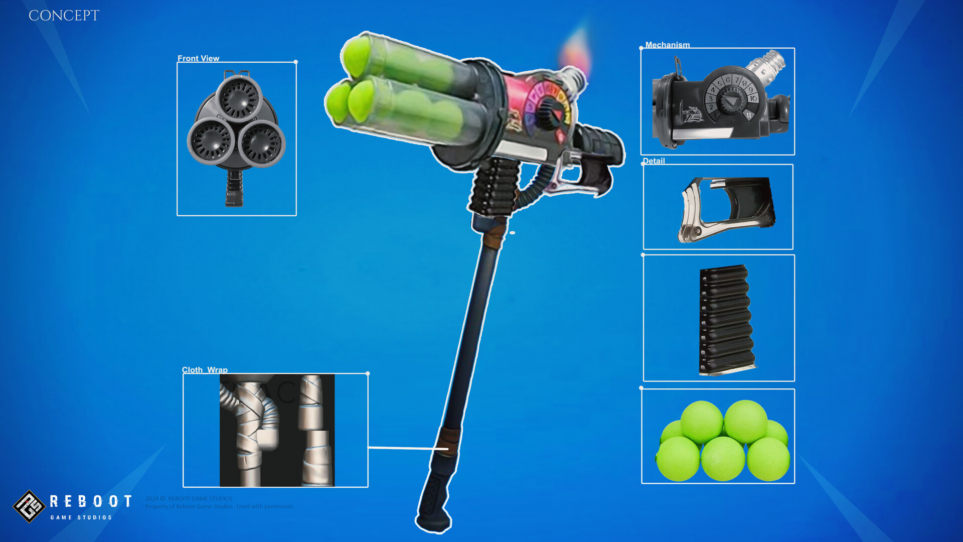 Reboot Game Studio - Blaster Pickaxe - Fortnite UEFN