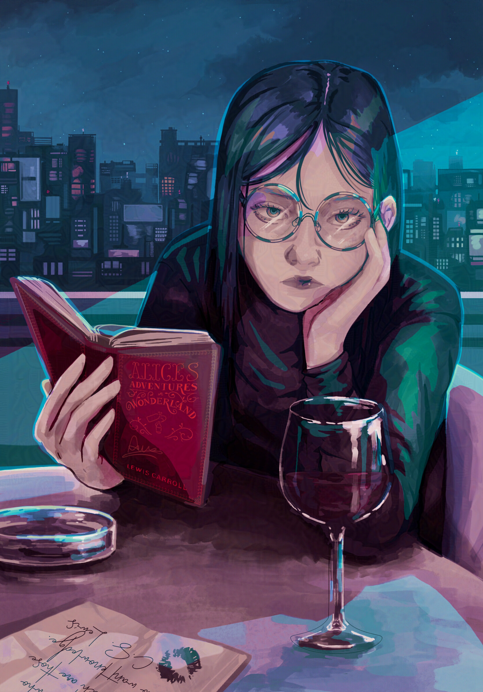 ArtStation - Reading Night