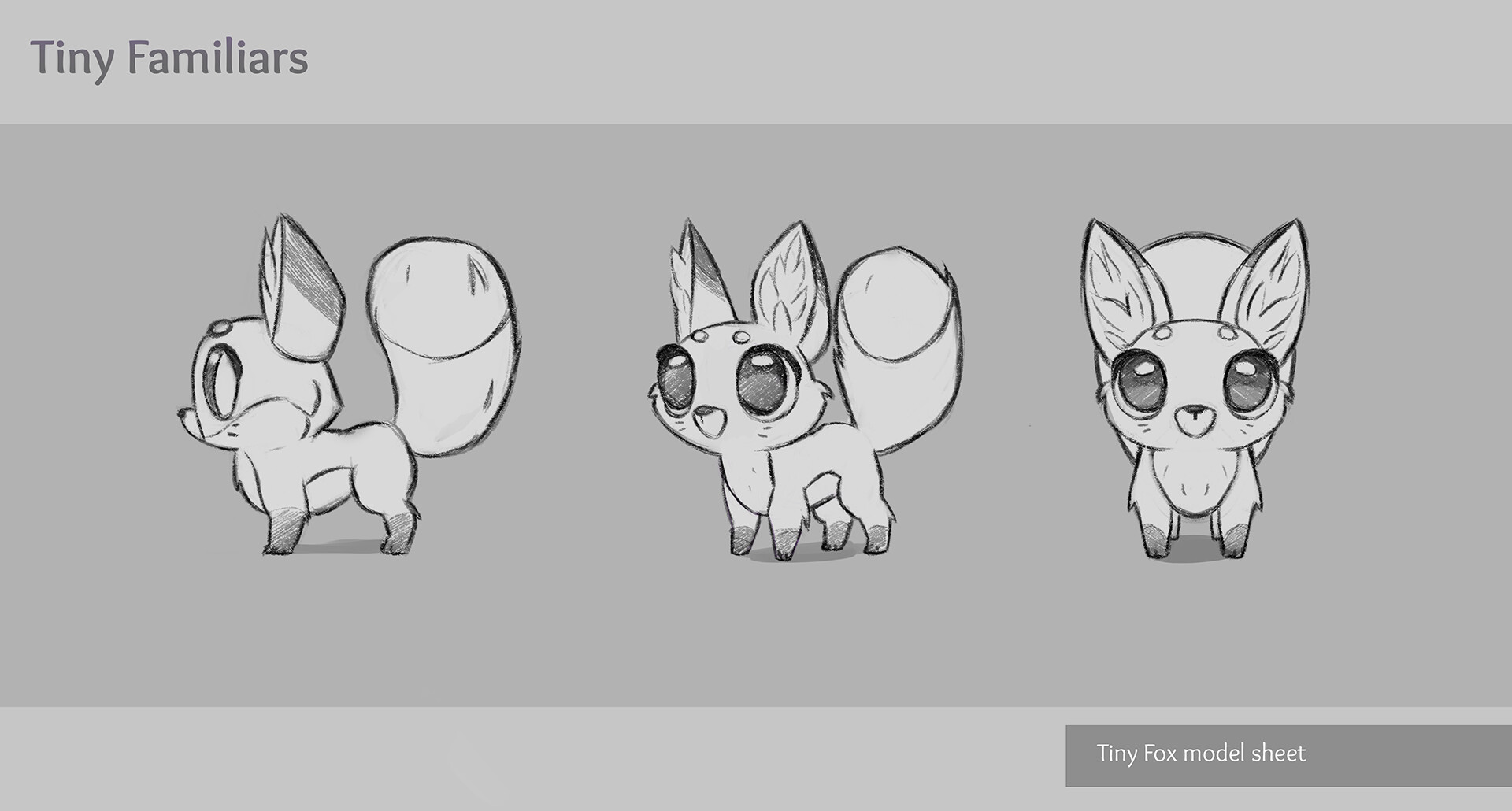 ArtStation - Tiny Fox Model Sheet