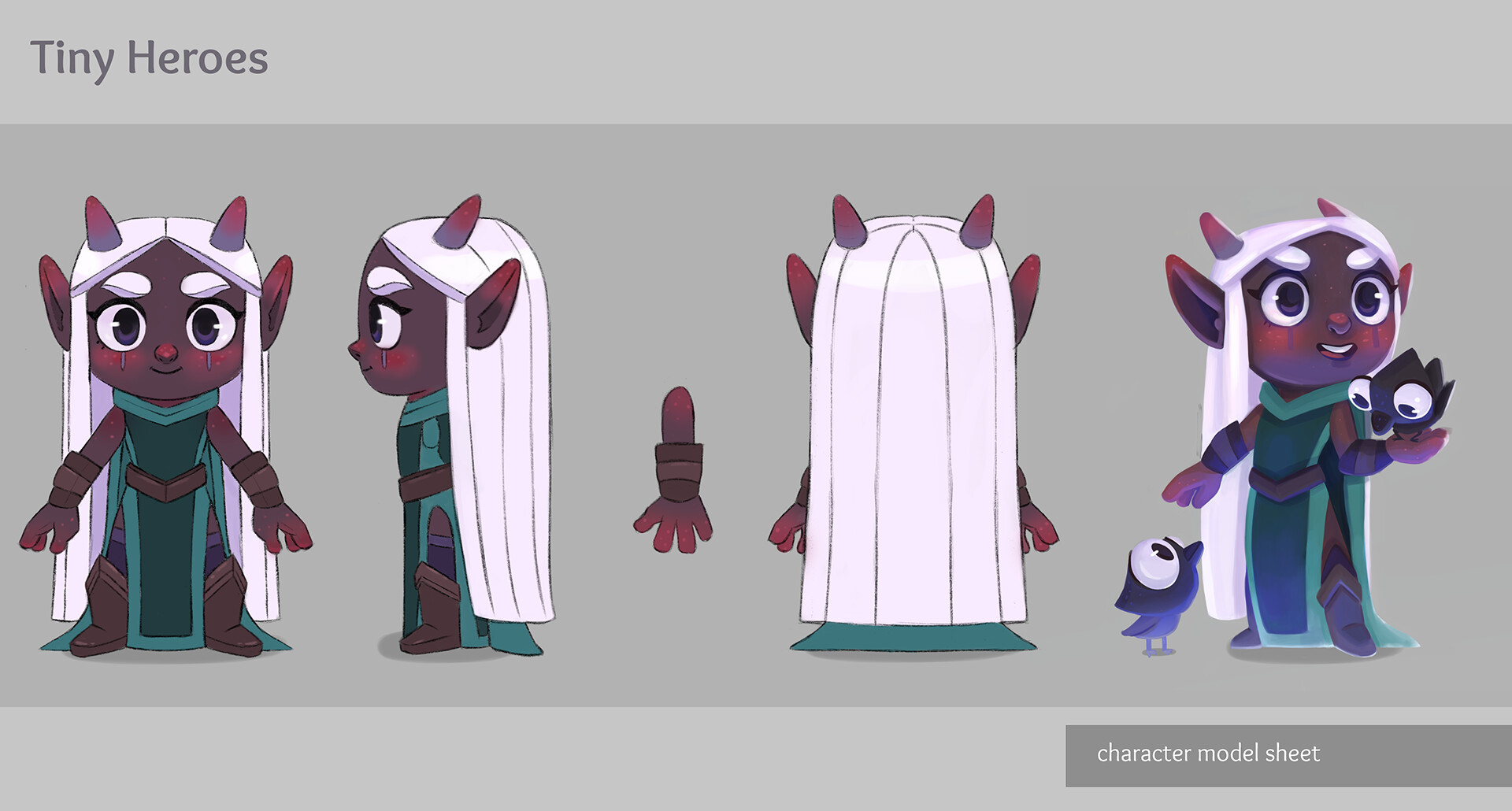 ArtStation - Tiny Heroes - Model Sheet