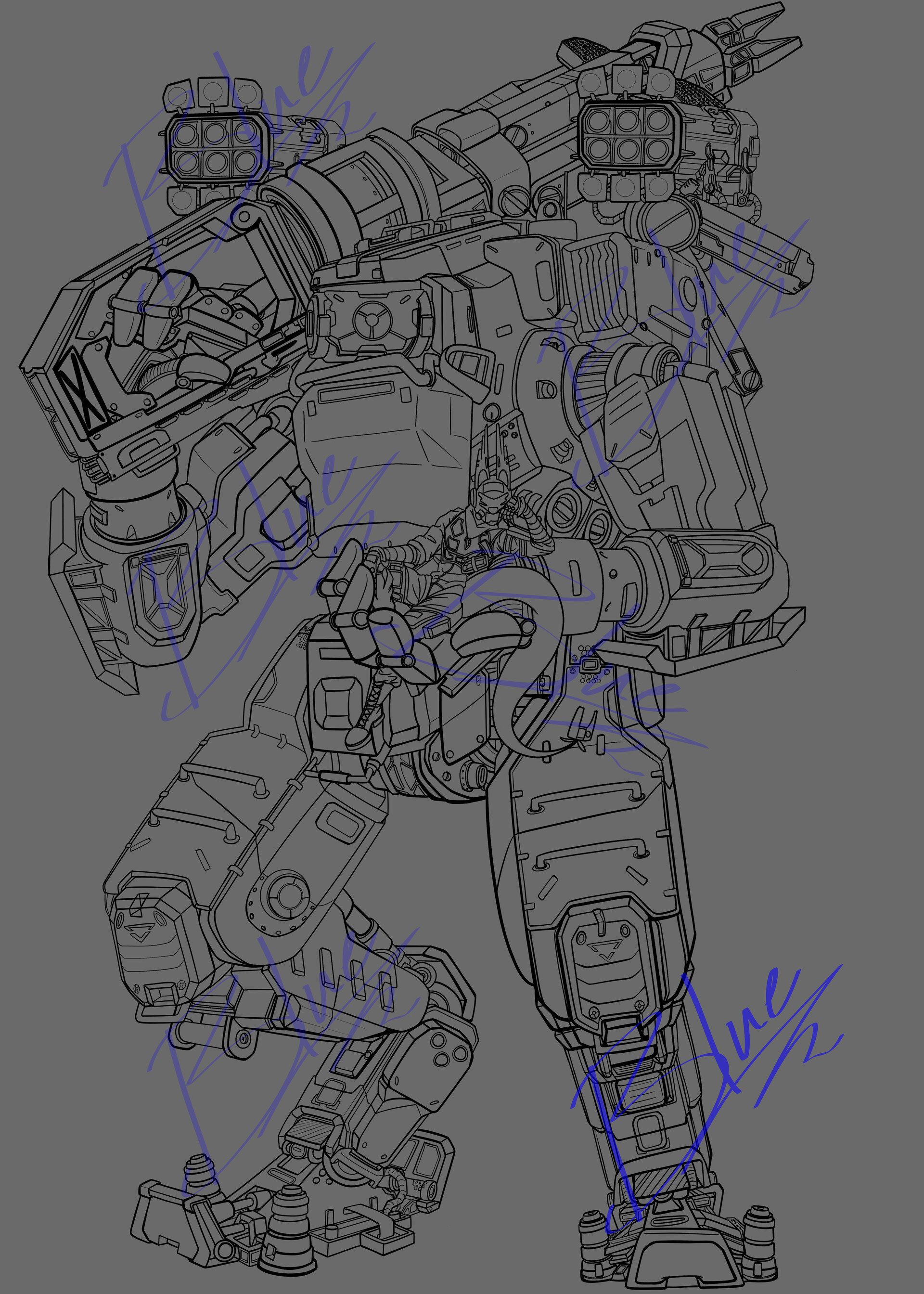 ArtStation - BT-7274 Progress shots