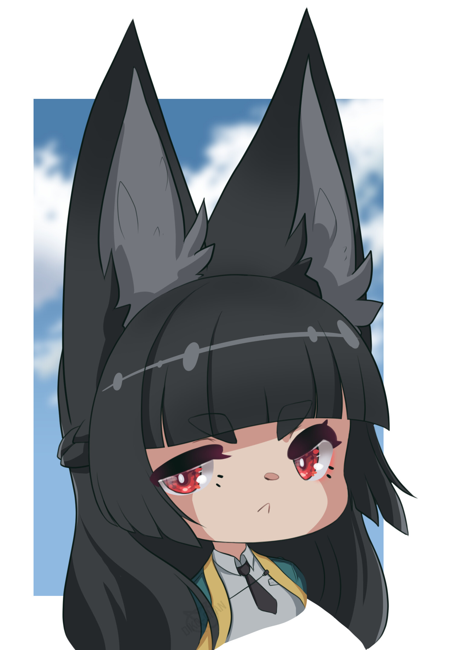 ArtStation - Miyabi chibi fanart from ZZZ