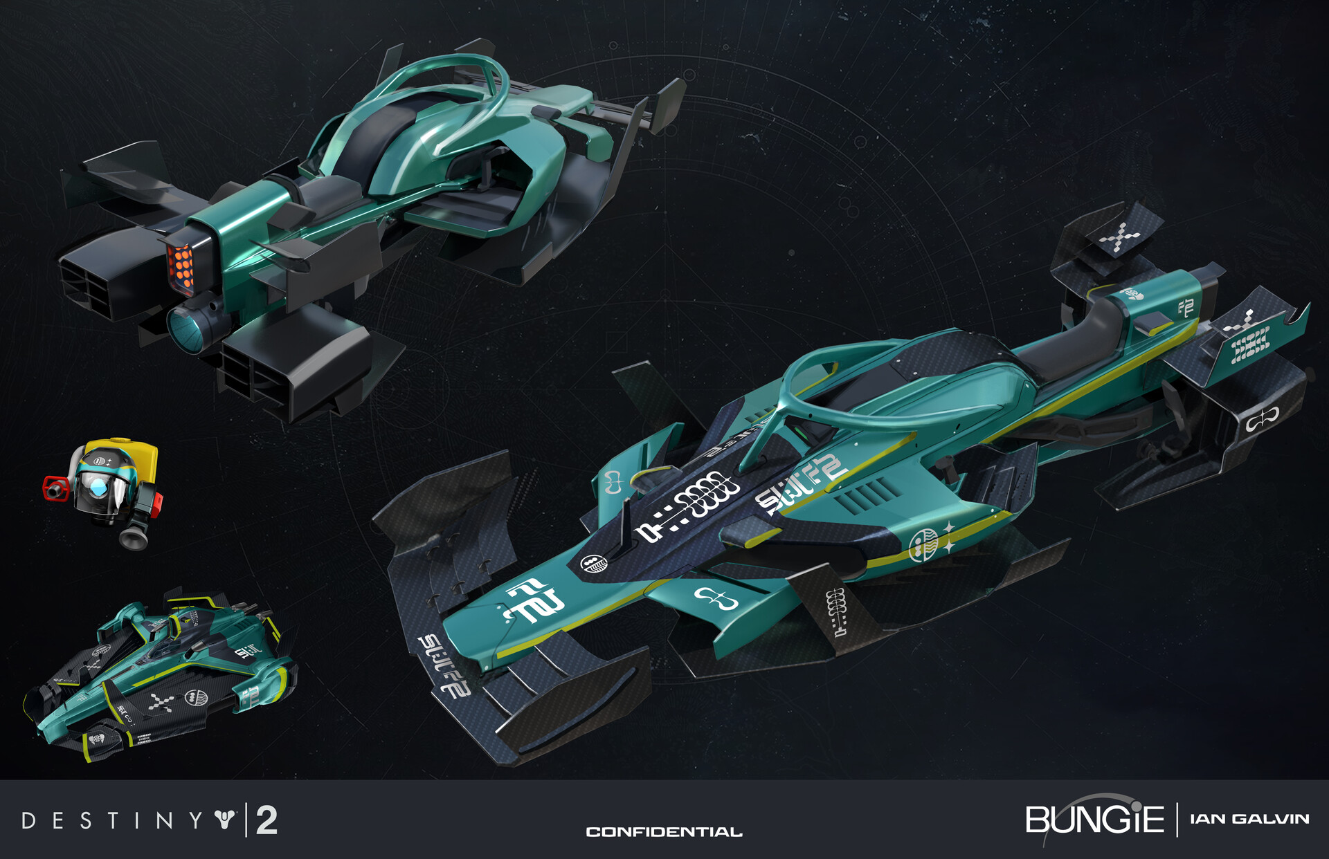 Ian Galvin - "F1" Design Series for Destiny 2