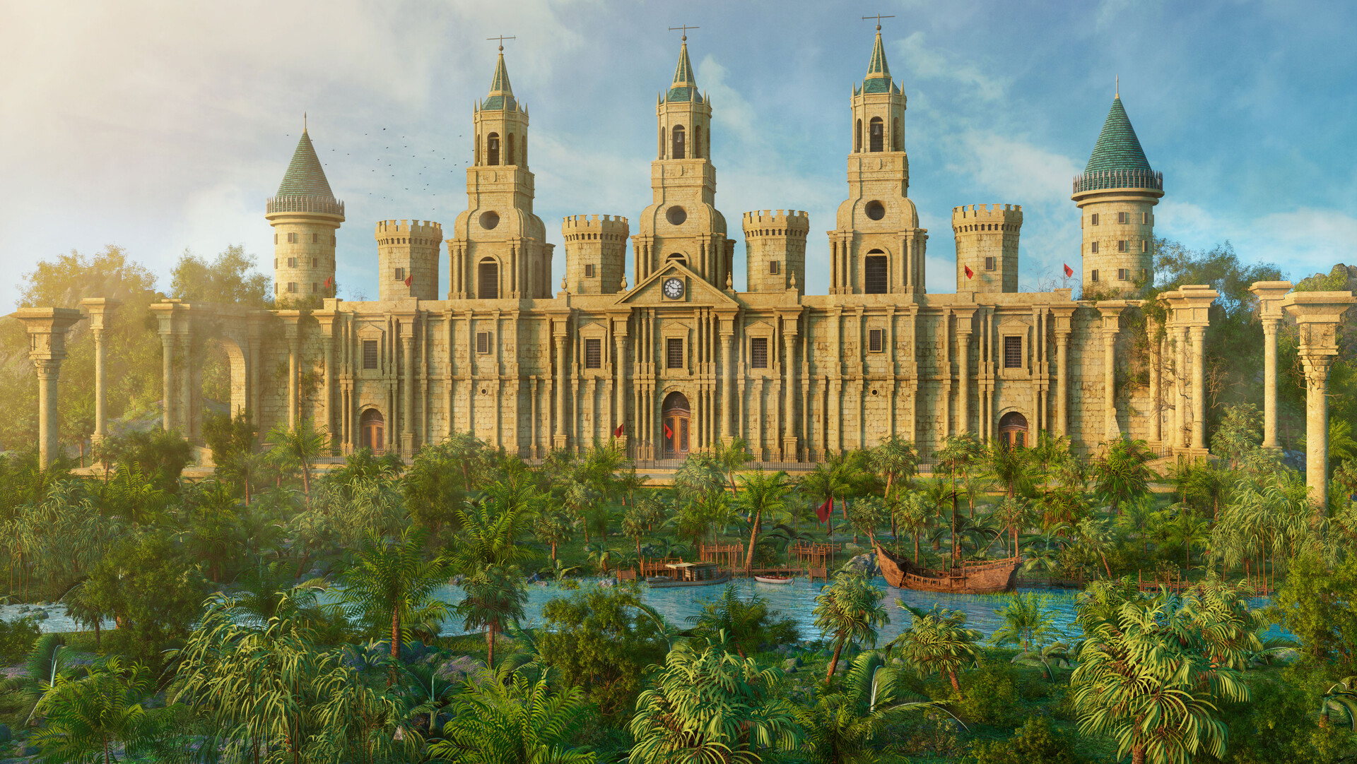 ArtStation - Fantasy Castle