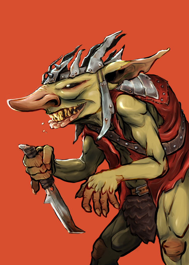 ArtStation - Krenko, Mob Boss portrait card