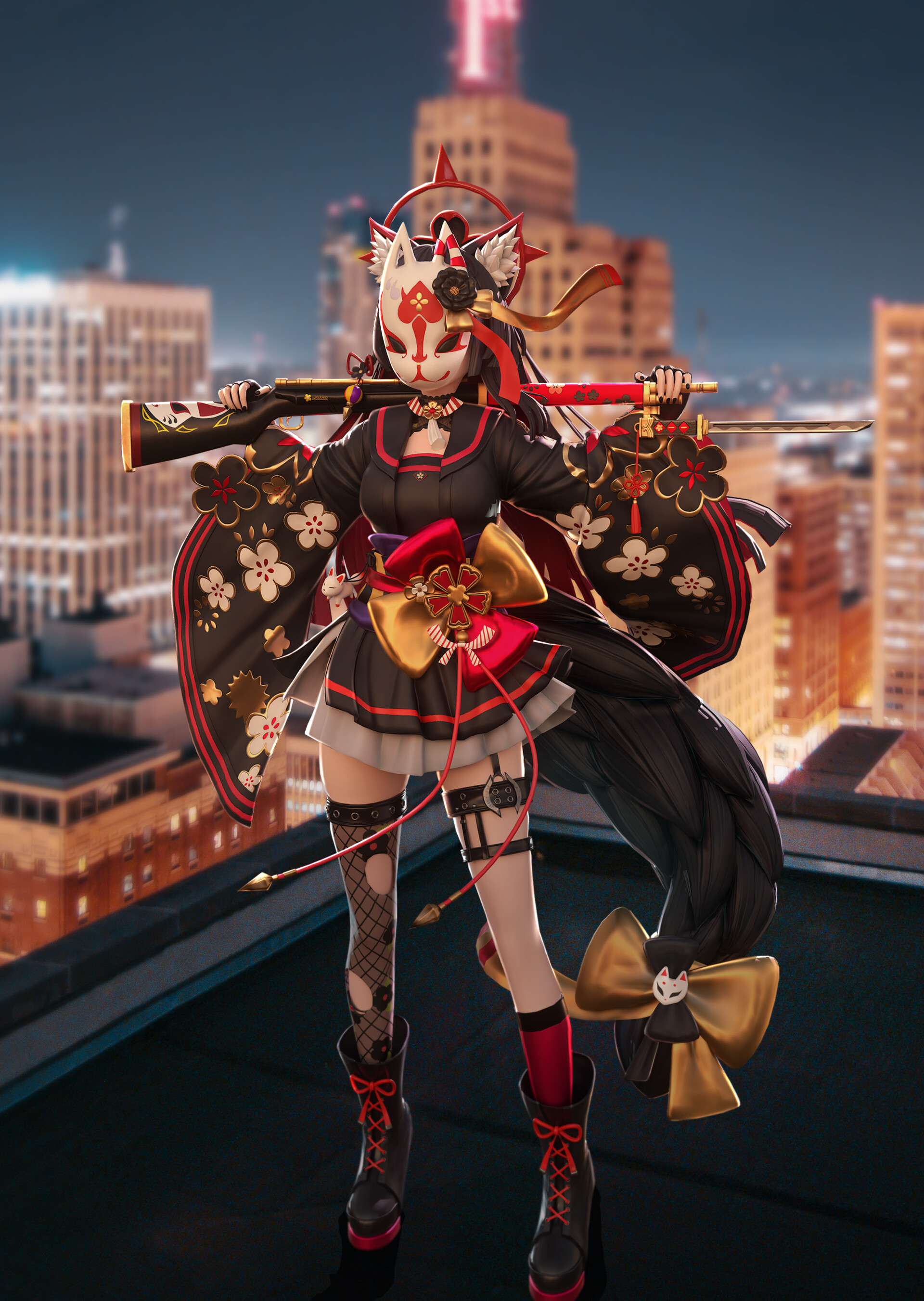 ArtStation - Blue Archive Wakamo 3D