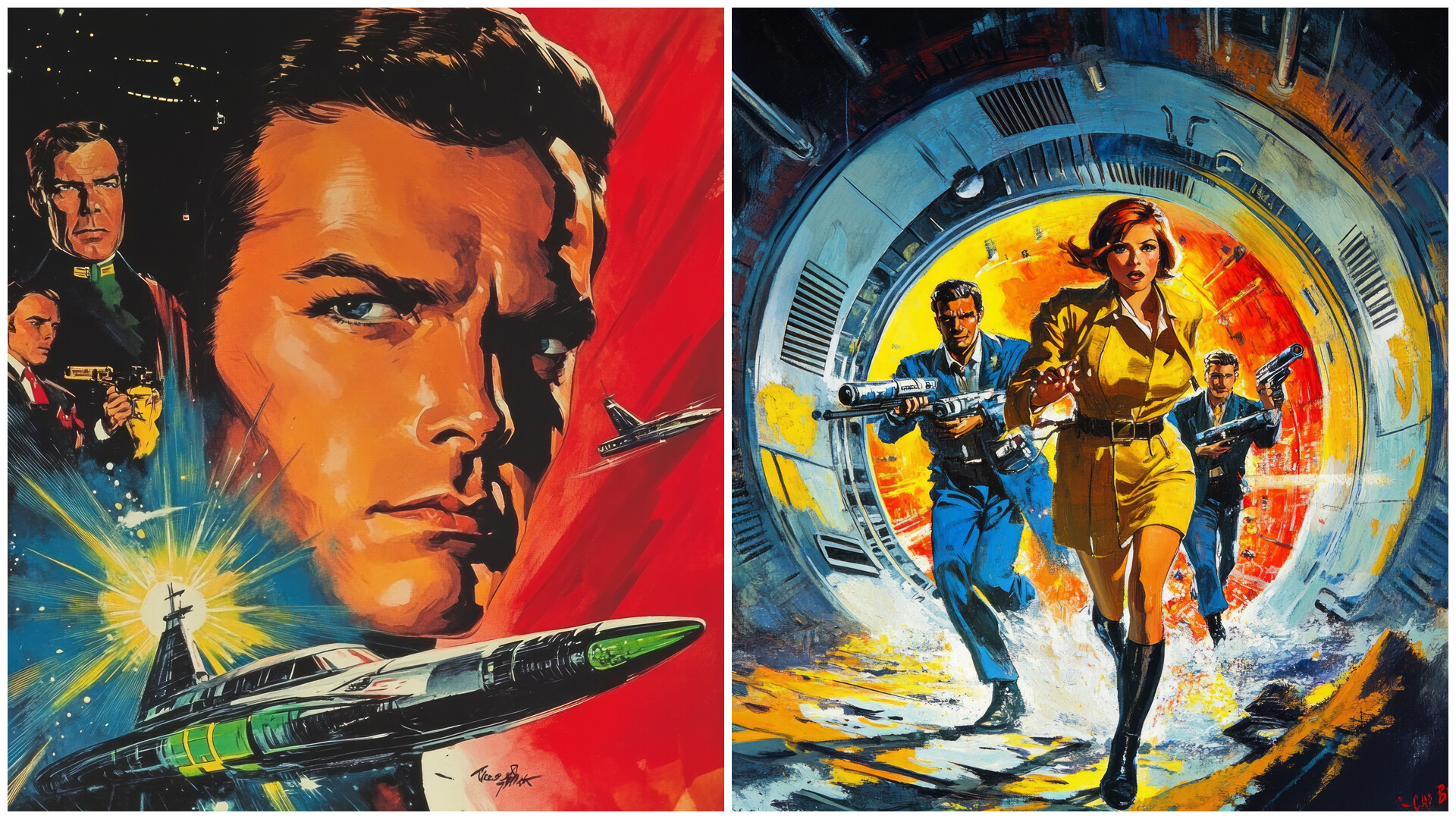 Isabelle ¥¥ - 600 CINEMATIC RETRO PULP SCI-FI COVER