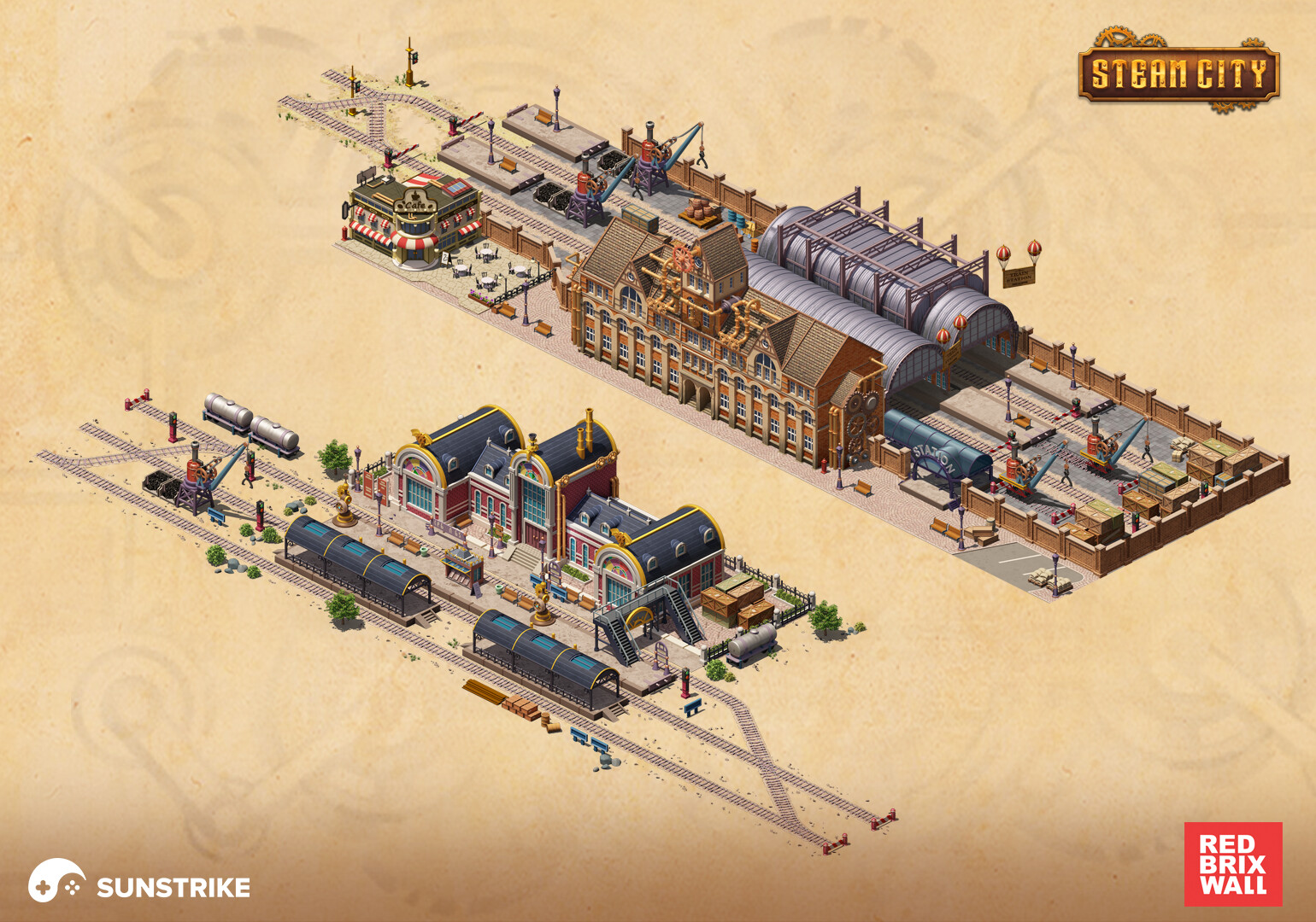 SunStrike Studios - Steam City Buildings