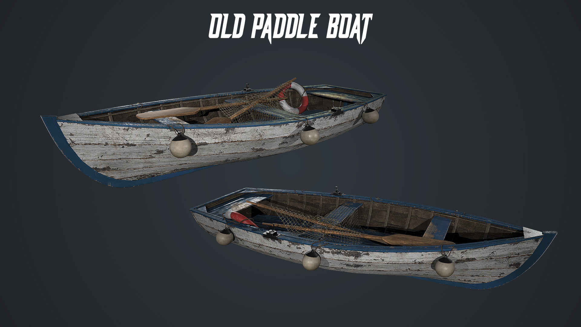 ArtStation - Old Paddle Boat