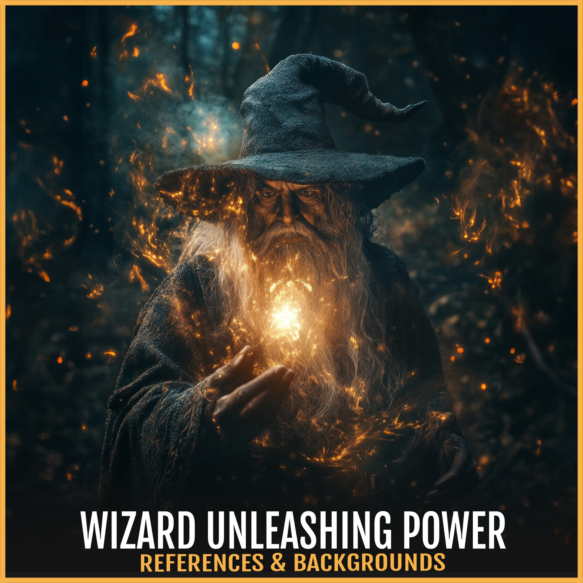 ArtStation - 505 Wizard Unleashing Power