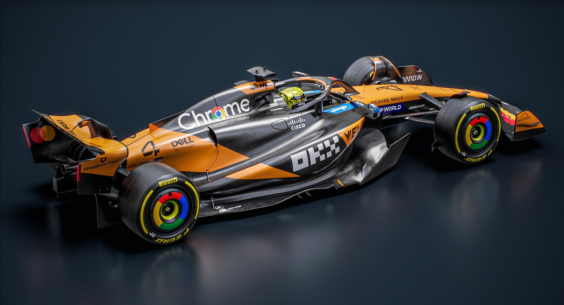 OpticalDreamSoft - McLaren MCL39 F1 2025 Formula 1 Race Car PBR 3D model