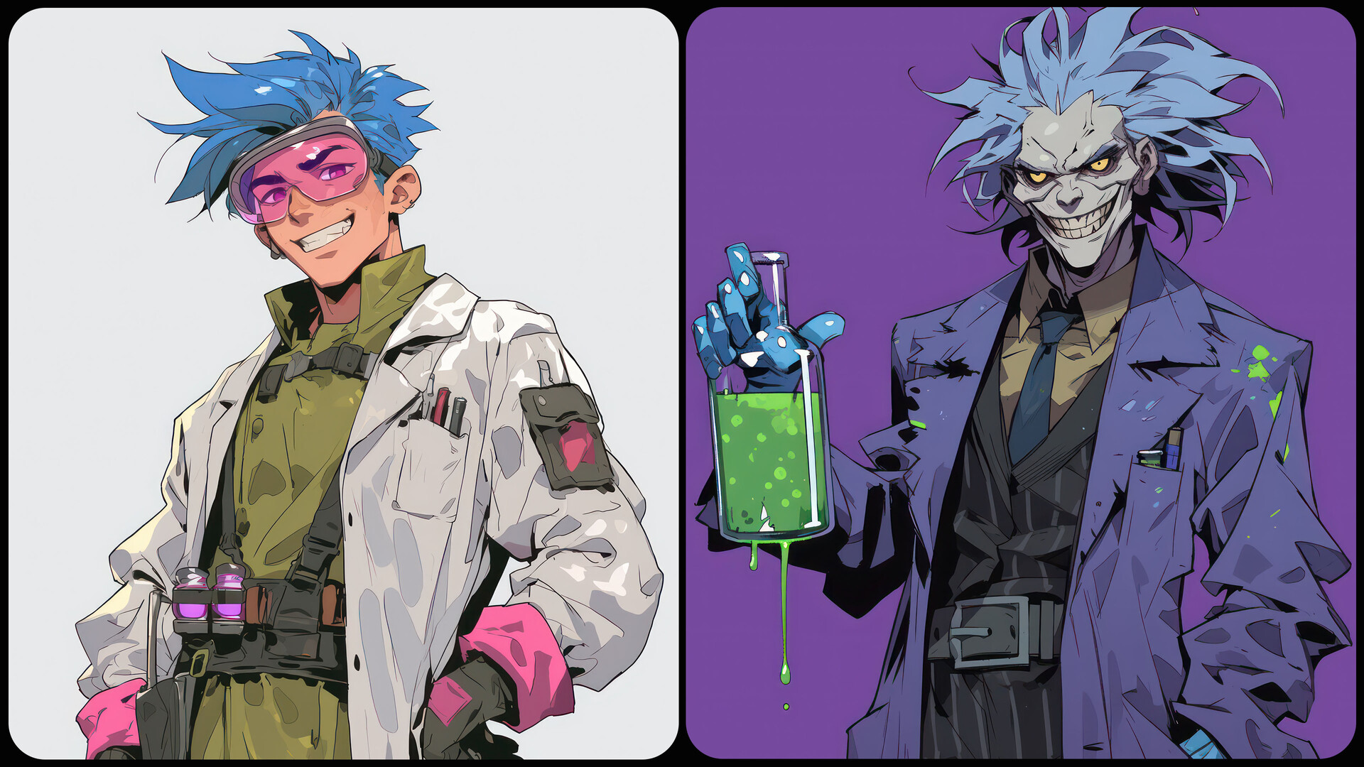 Ferial Studio - 🔹240 Maniac Scientist - Cartoon Character Reference ...