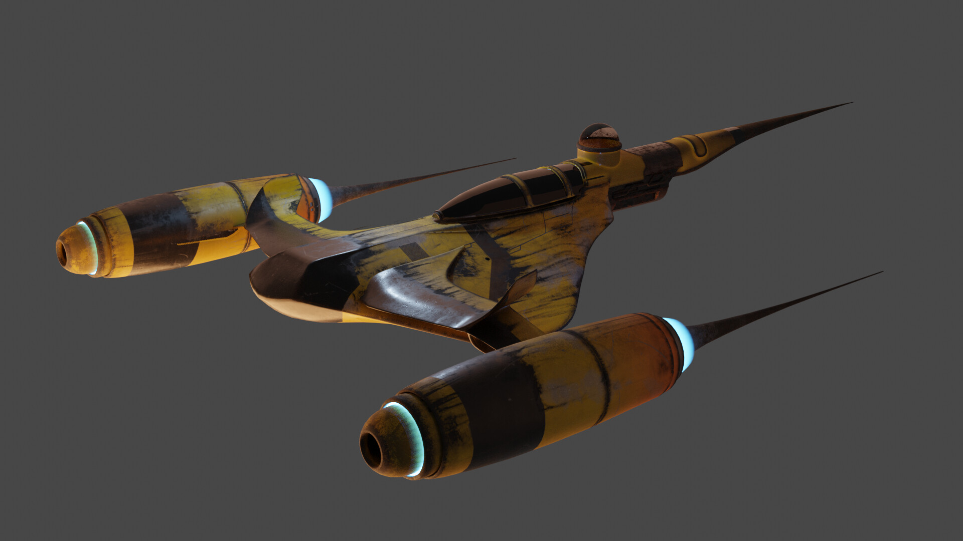 ArtStation - Naboo Figher 3D Model