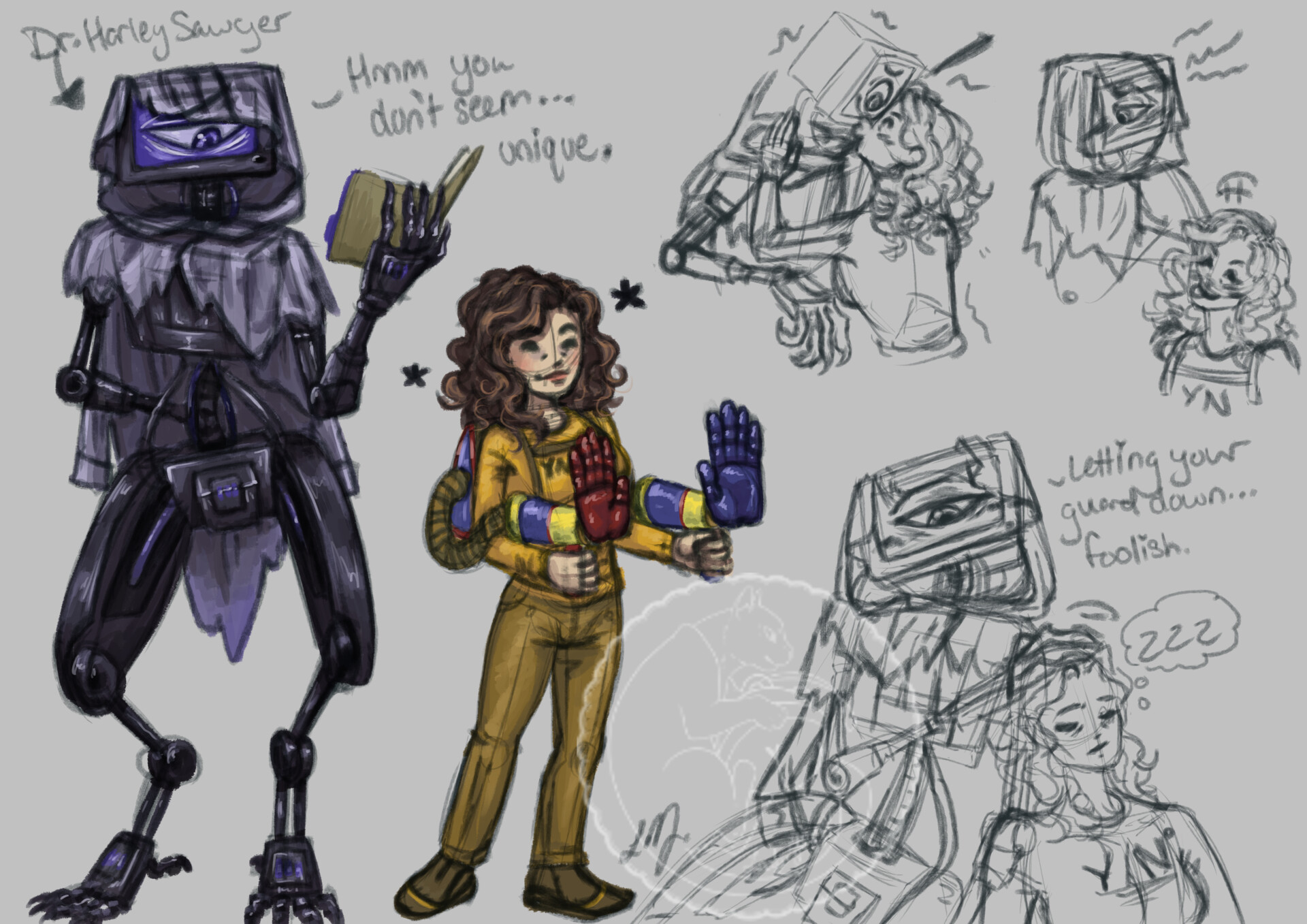 ArtStation - Harley Sawyer Poppy Playtime Doodles .:Fanart:.