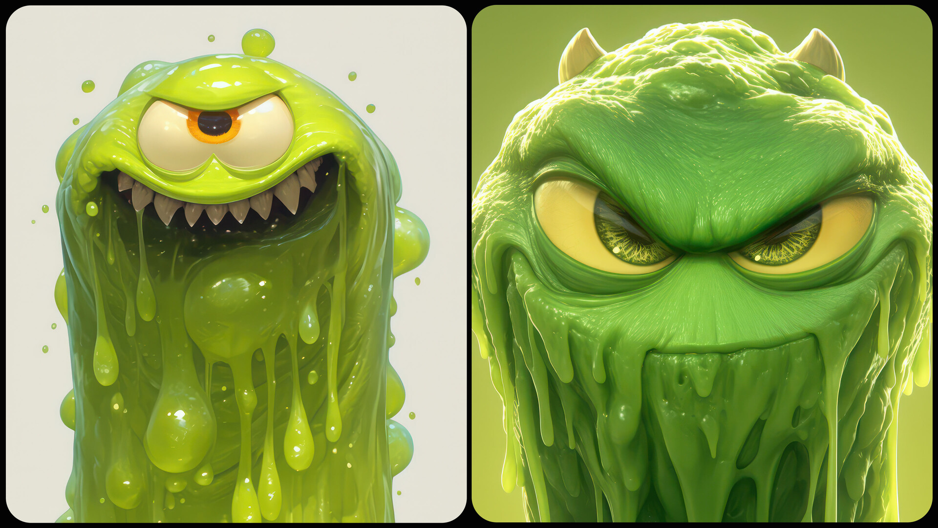 Ferial Studio - 🔹220 Ooze - Cartoon Character Reference Image Pack v ...