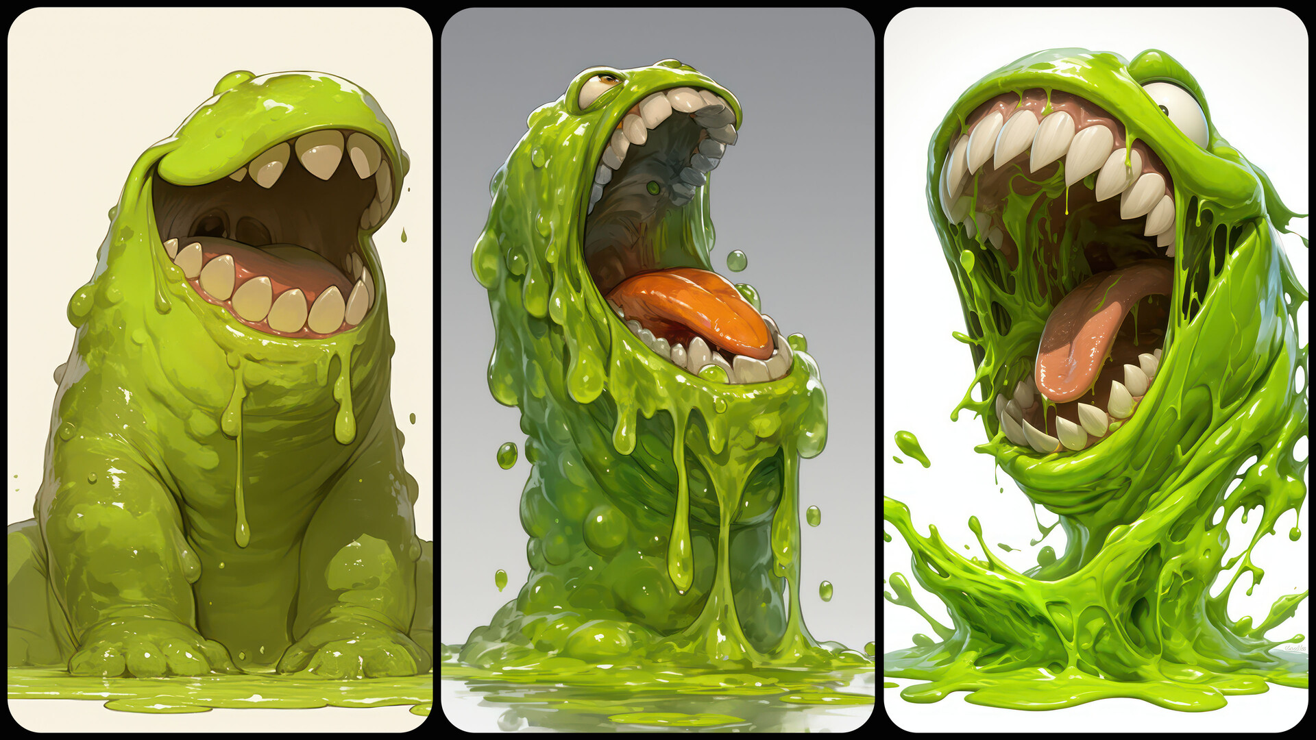 Ferial Studio - 🔹220 Ooze - Cartoon Character Reference Image Pack v ...