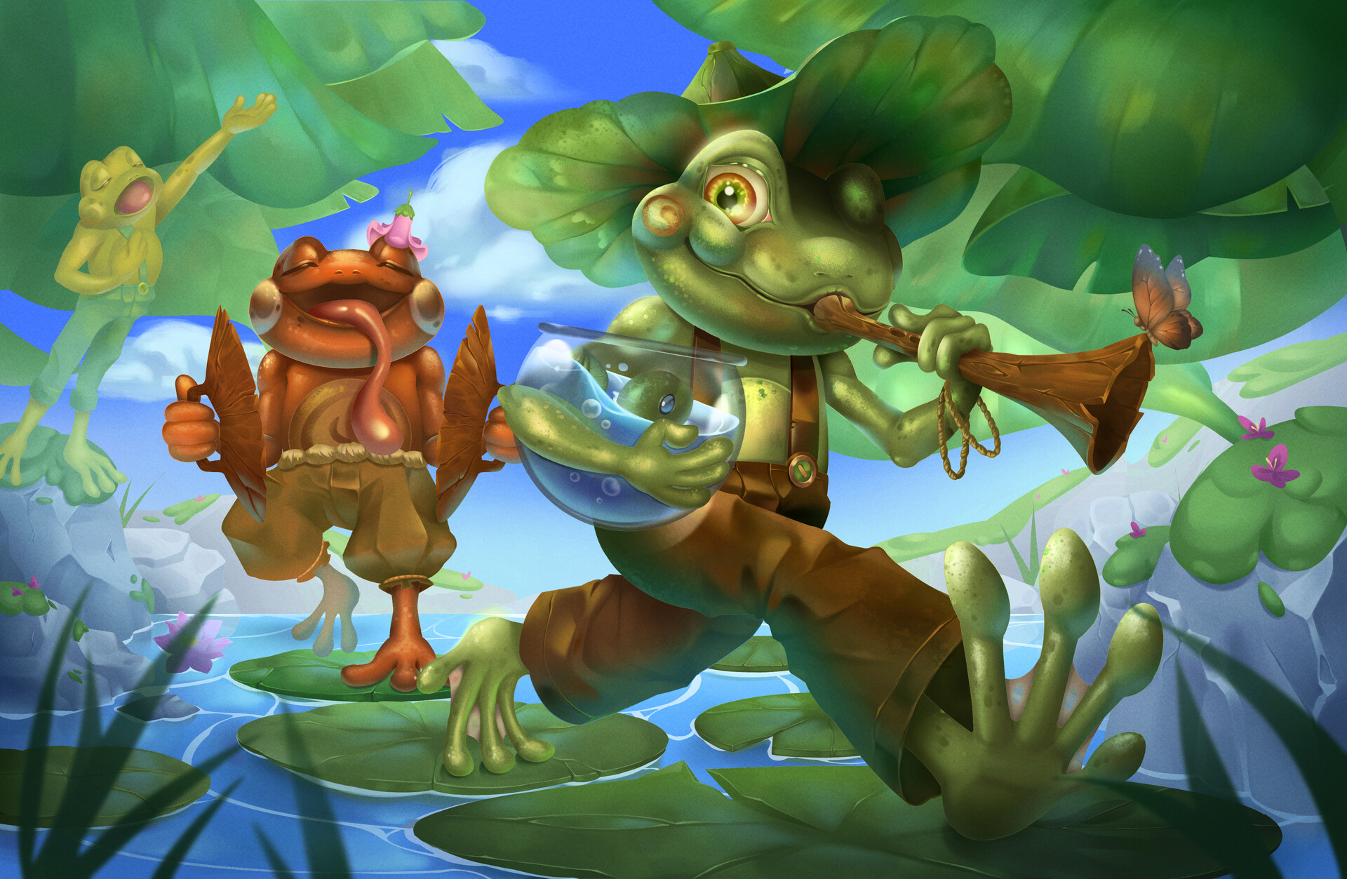 ArtStation - Frog Elegy