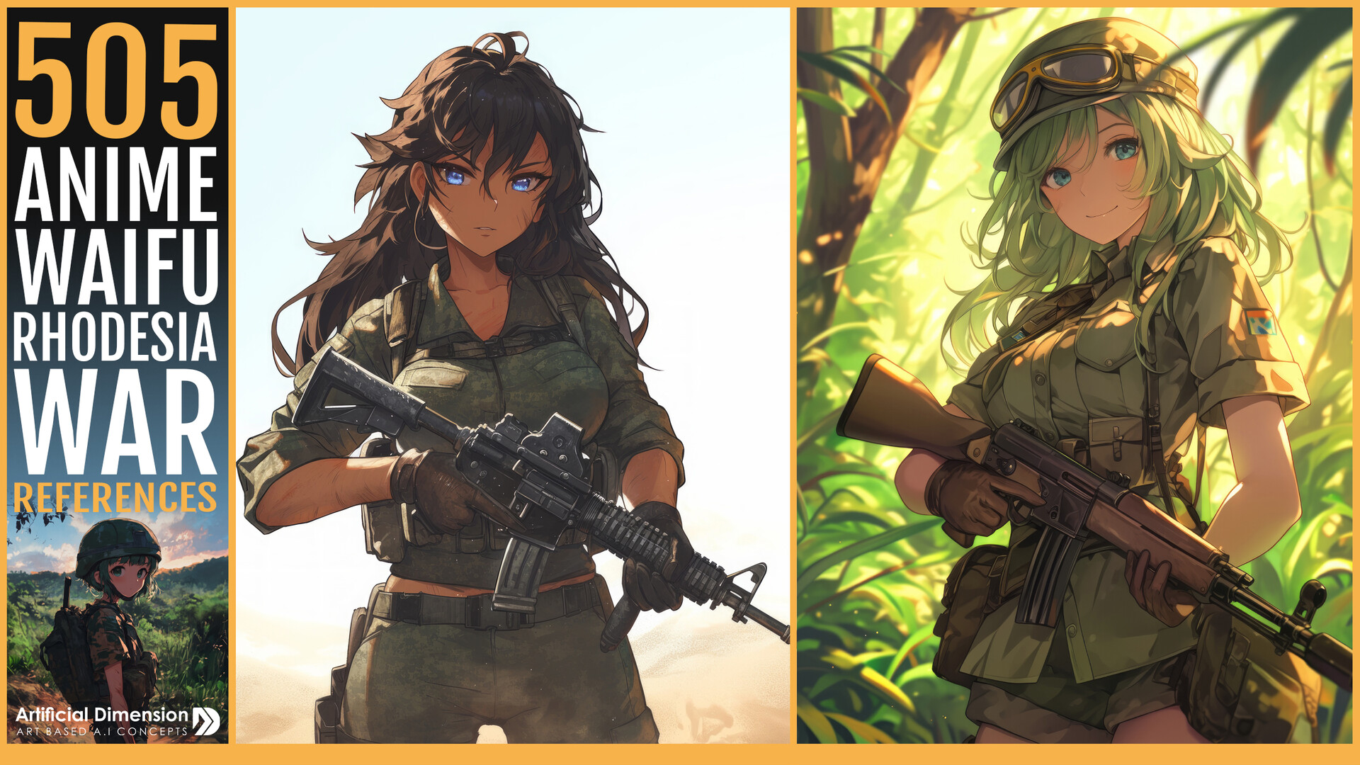 Artificial Dimension - 505 Anime Waifu in Rhodesia War