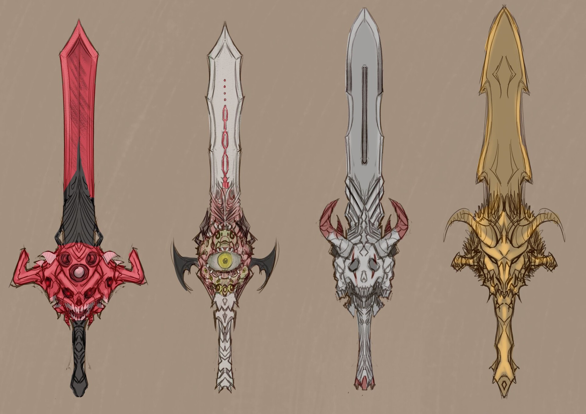 ArtStation - Swords concept art