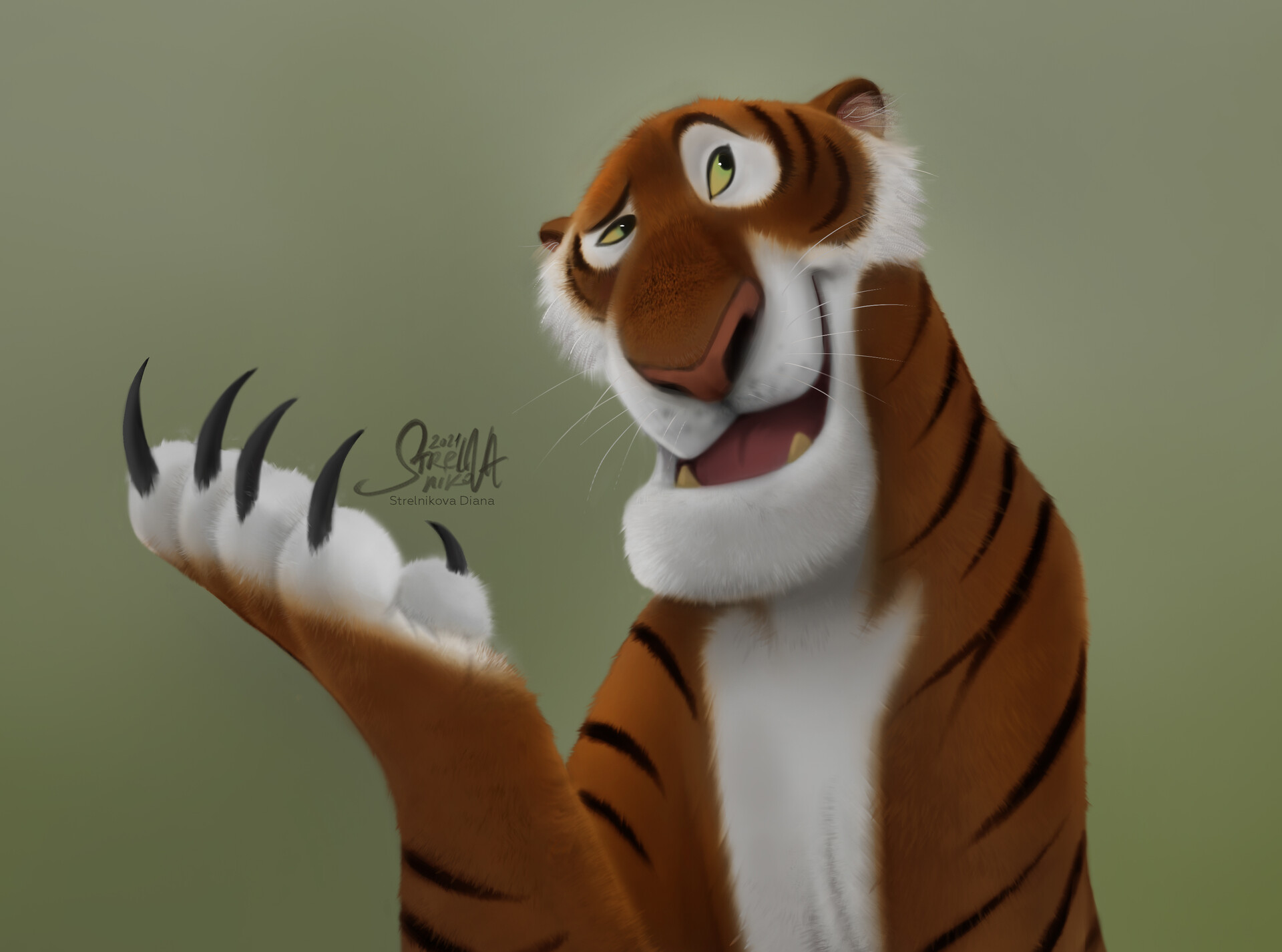 ArtStation - Illustrations from 2D Render course by Max Kostenko