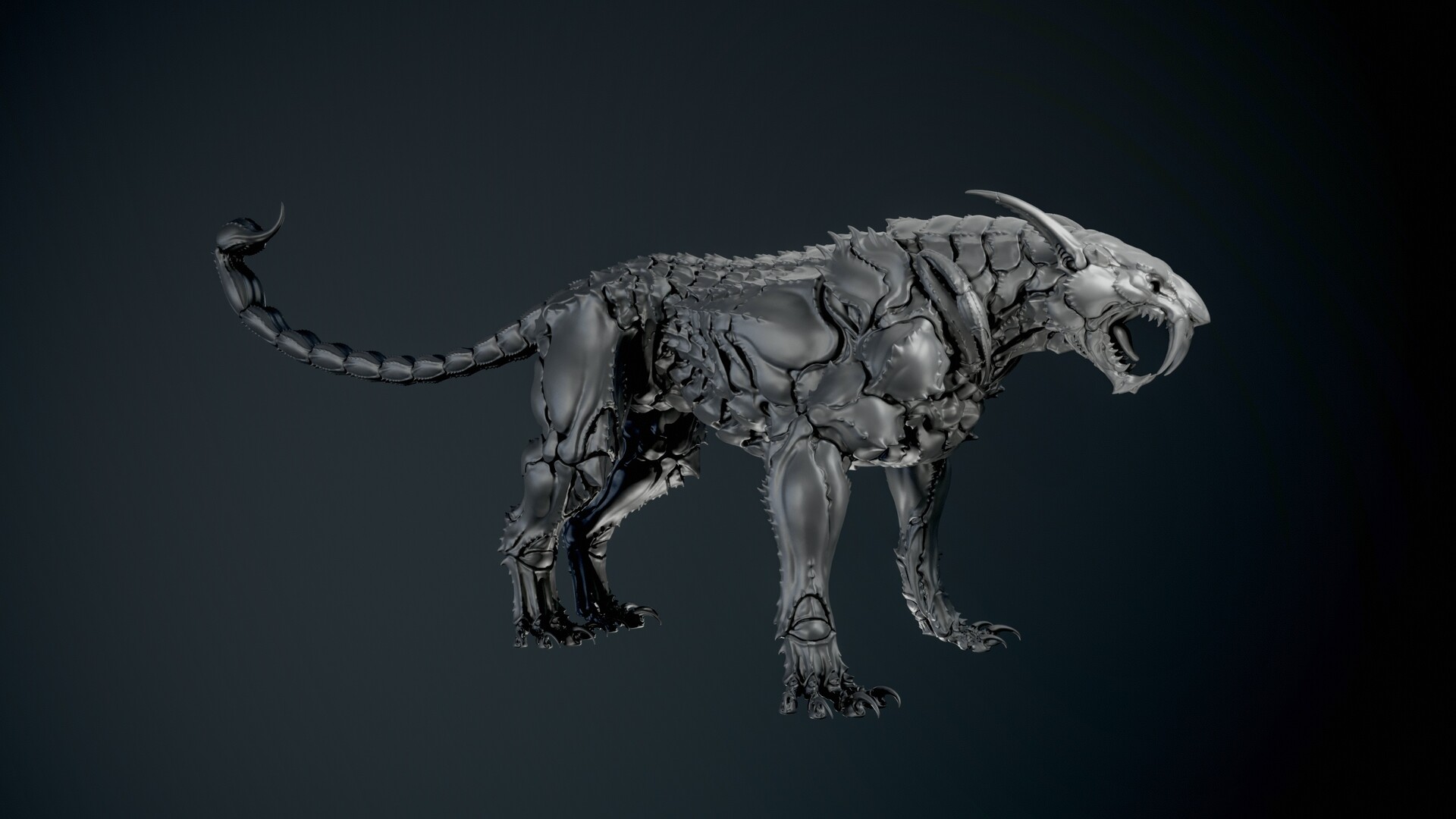 ArtStation - 毒牙蝎虎 渲染完成品 vipertooth rendering