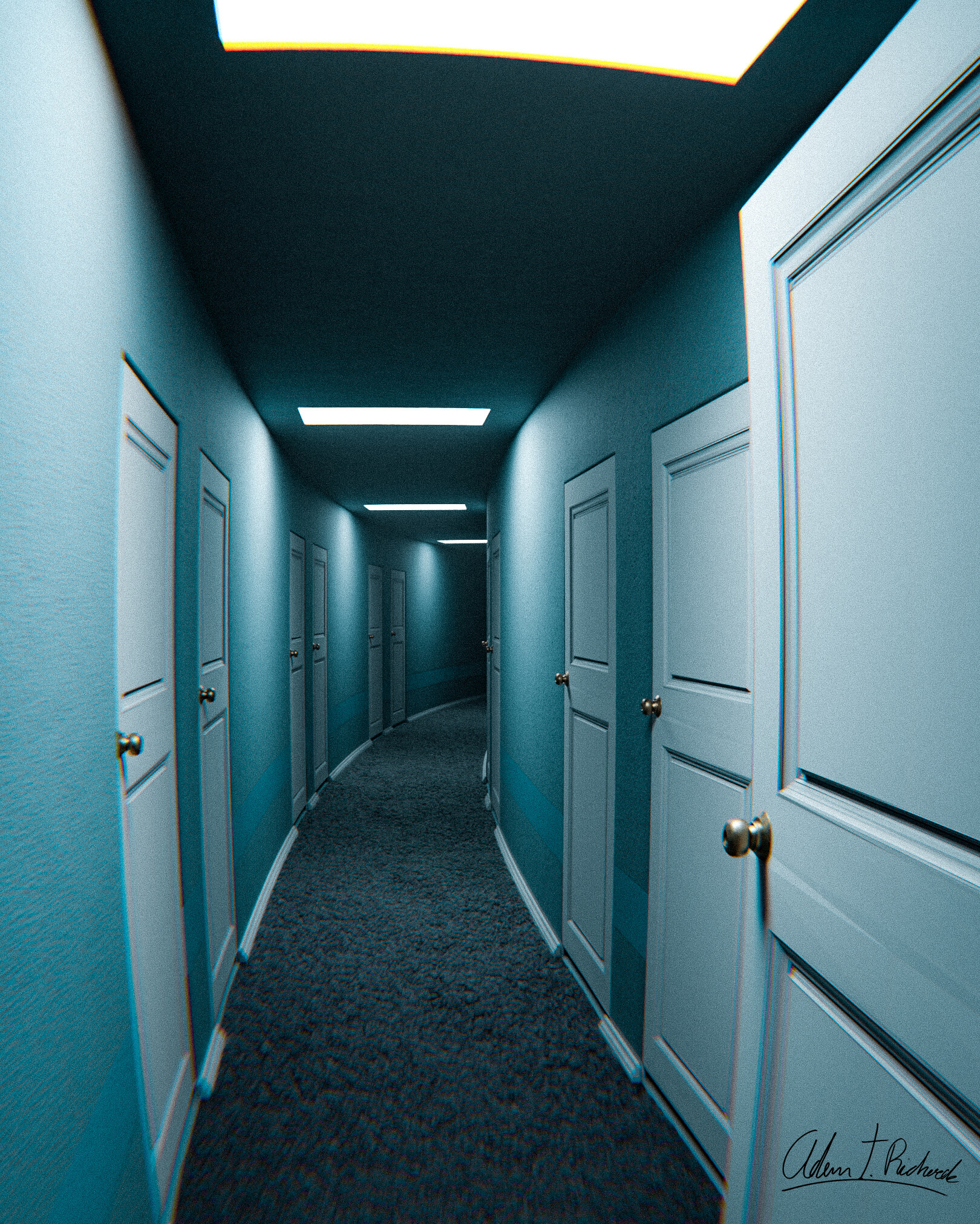 ArtStation - Liminal Hallway