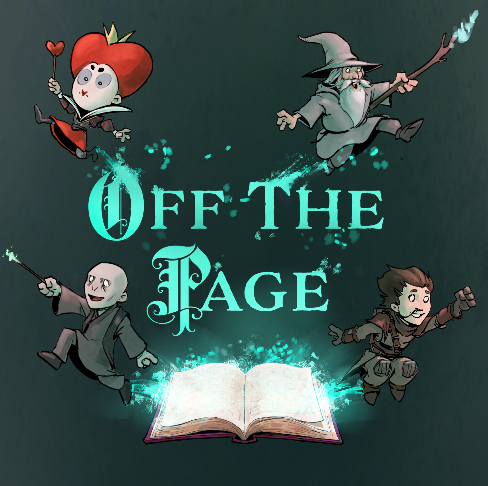 ArtStation - Off the page-Book-based illustrations