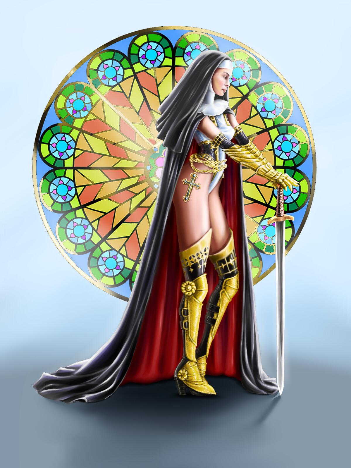 ArtStation - Warrior Nun