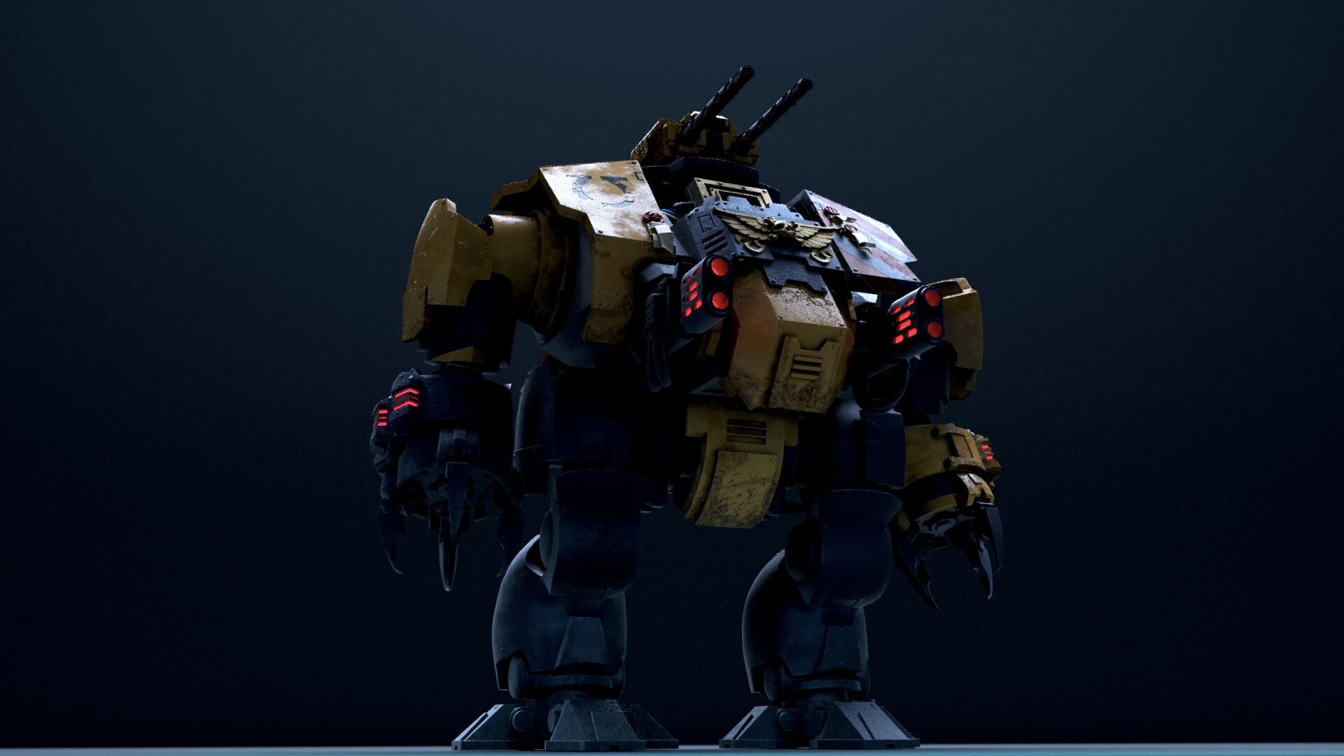 ArtStation - Brutalis Dreadnought - Warhammer