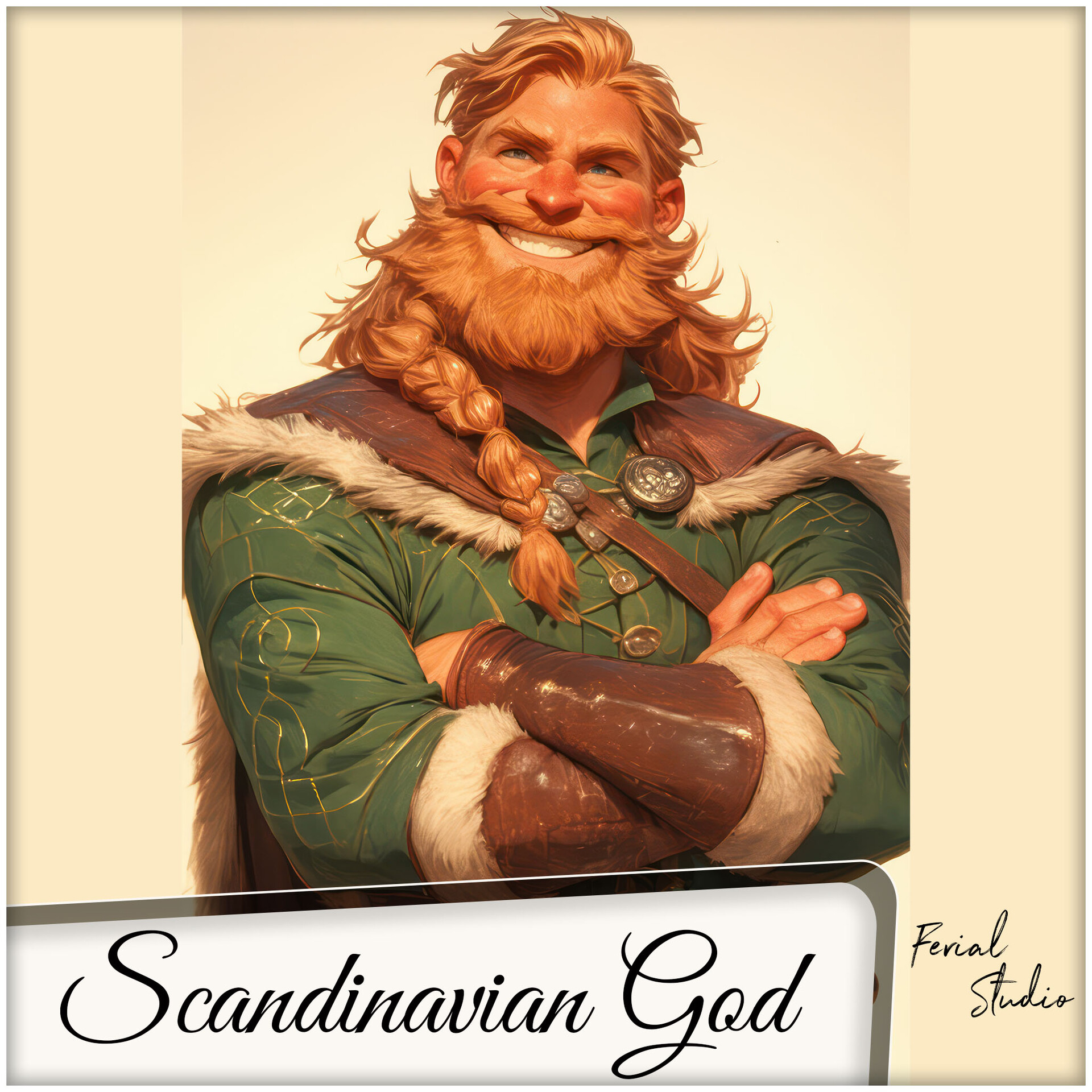 Ferial Studio - 🔹220 Scandinavian God - Cartoon Character Reference ...