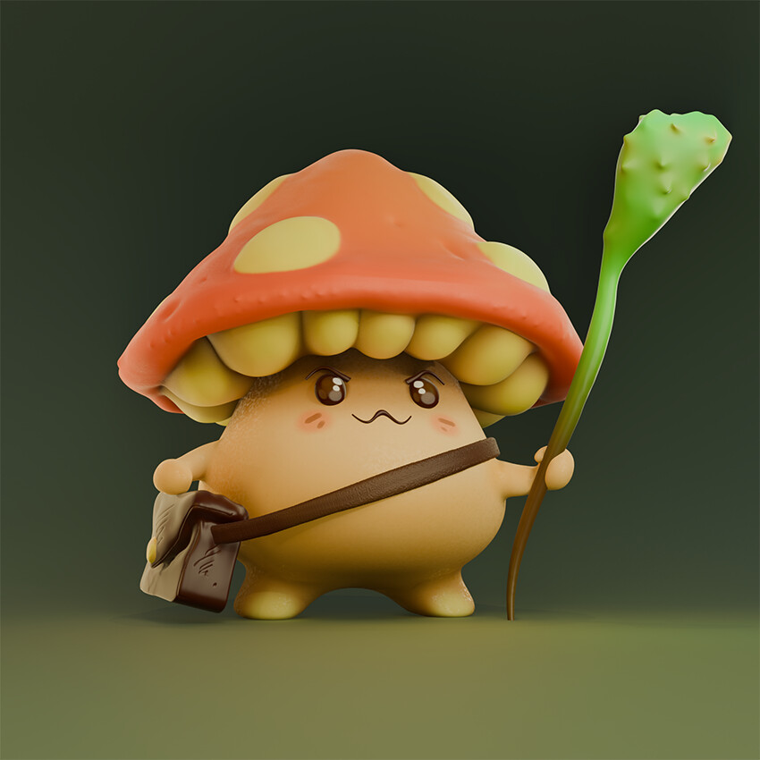 ArtStation - Druida honguito