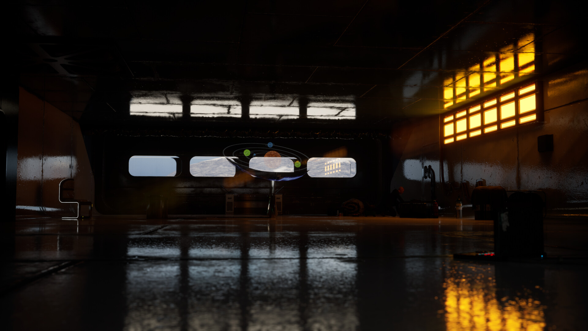 ArtStation - Old Mission planning room | Derelict Outpost