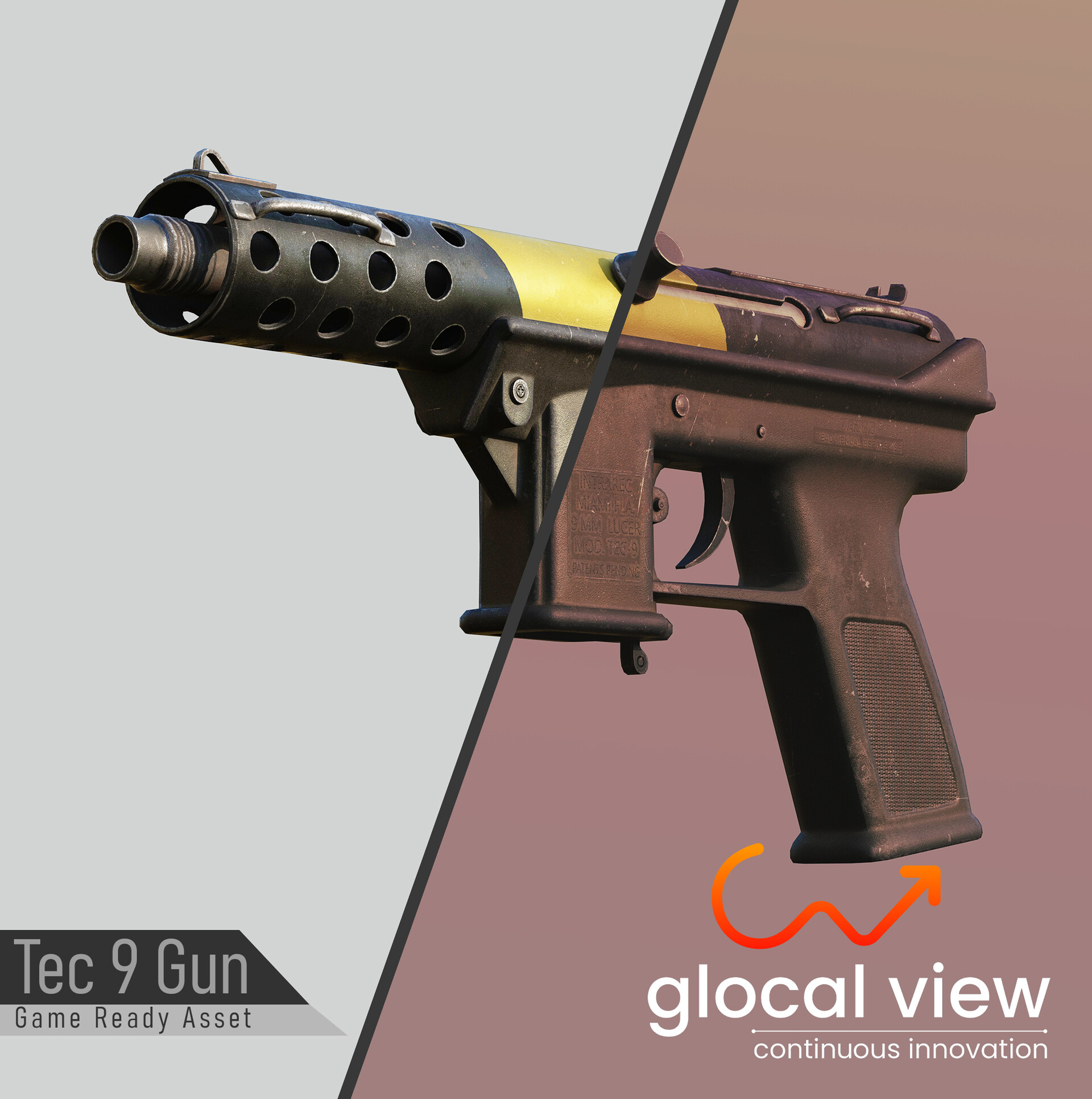 Glocal View Studios - Tec 9 Gun