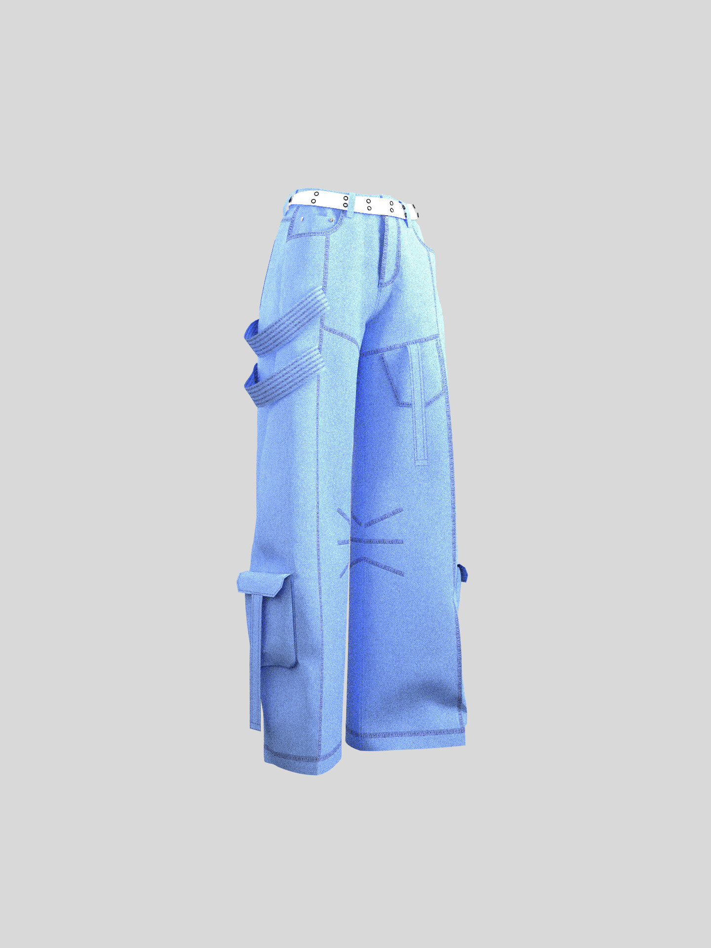 ArtStation - 3d second life jean model