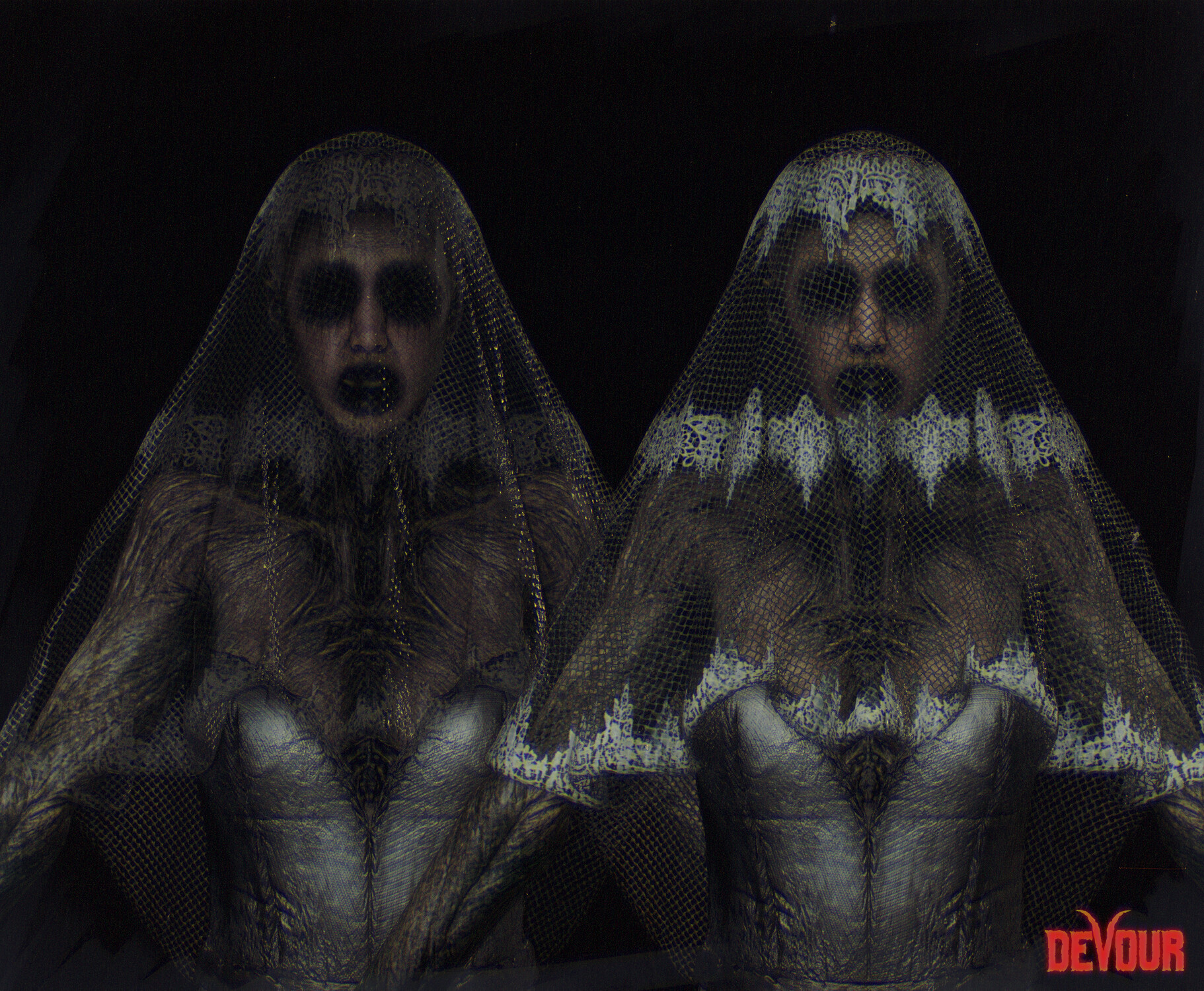 devour the manor logo