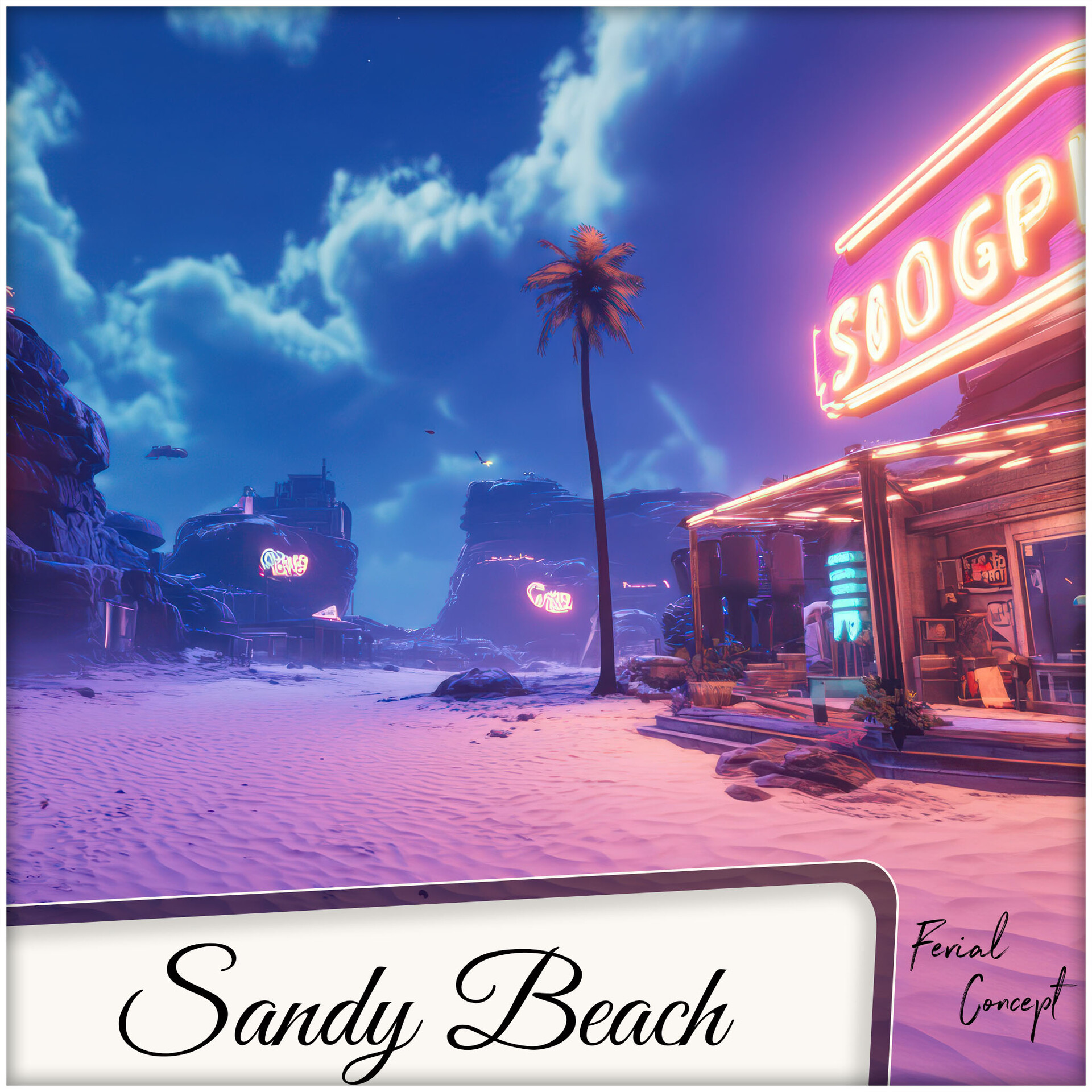 Ferial Concept - 🔹210 Sandy Beach - Environment Concept Reference Image ...