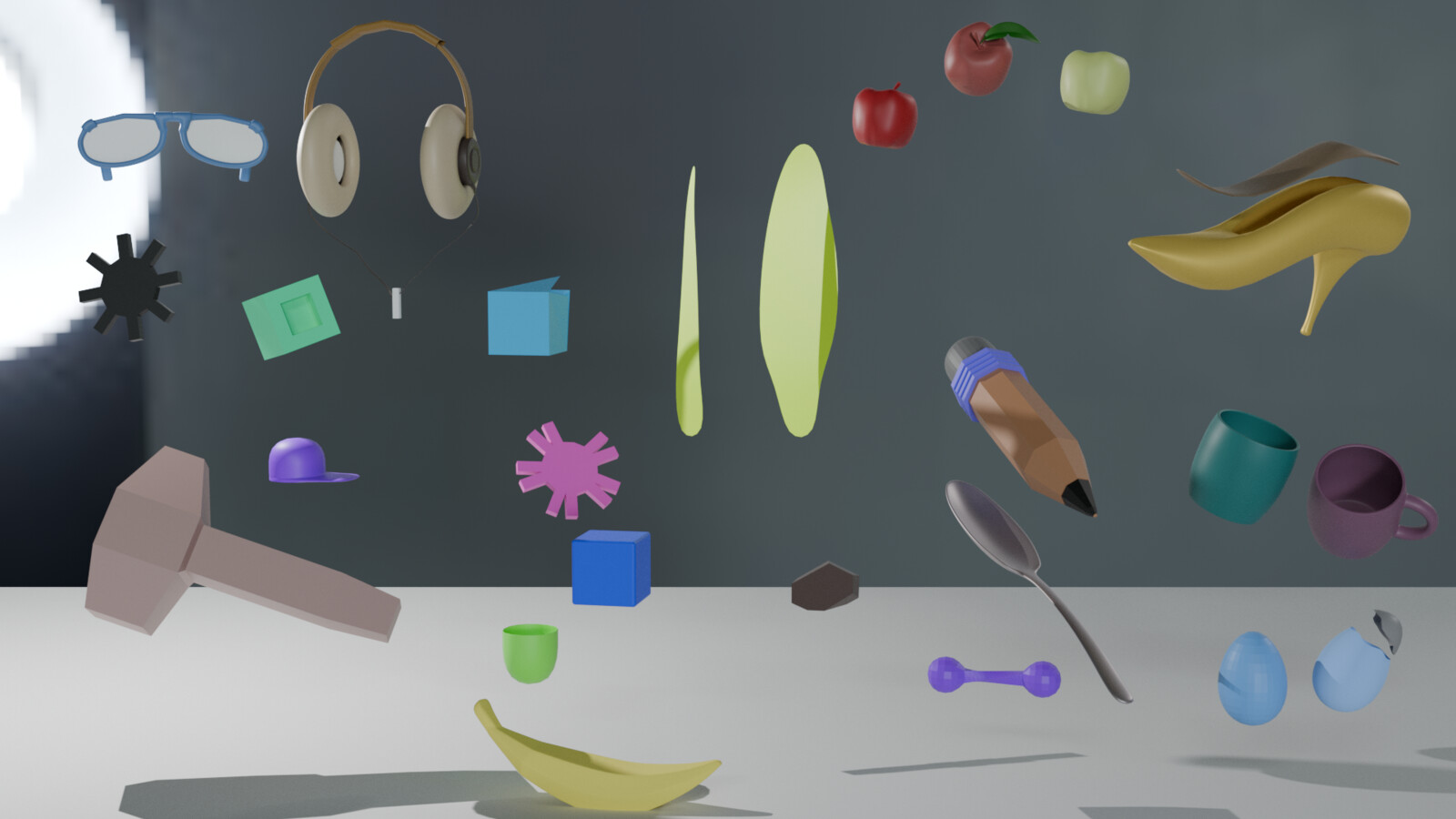 usama malik - A Playful Exploration of 3D Forms.