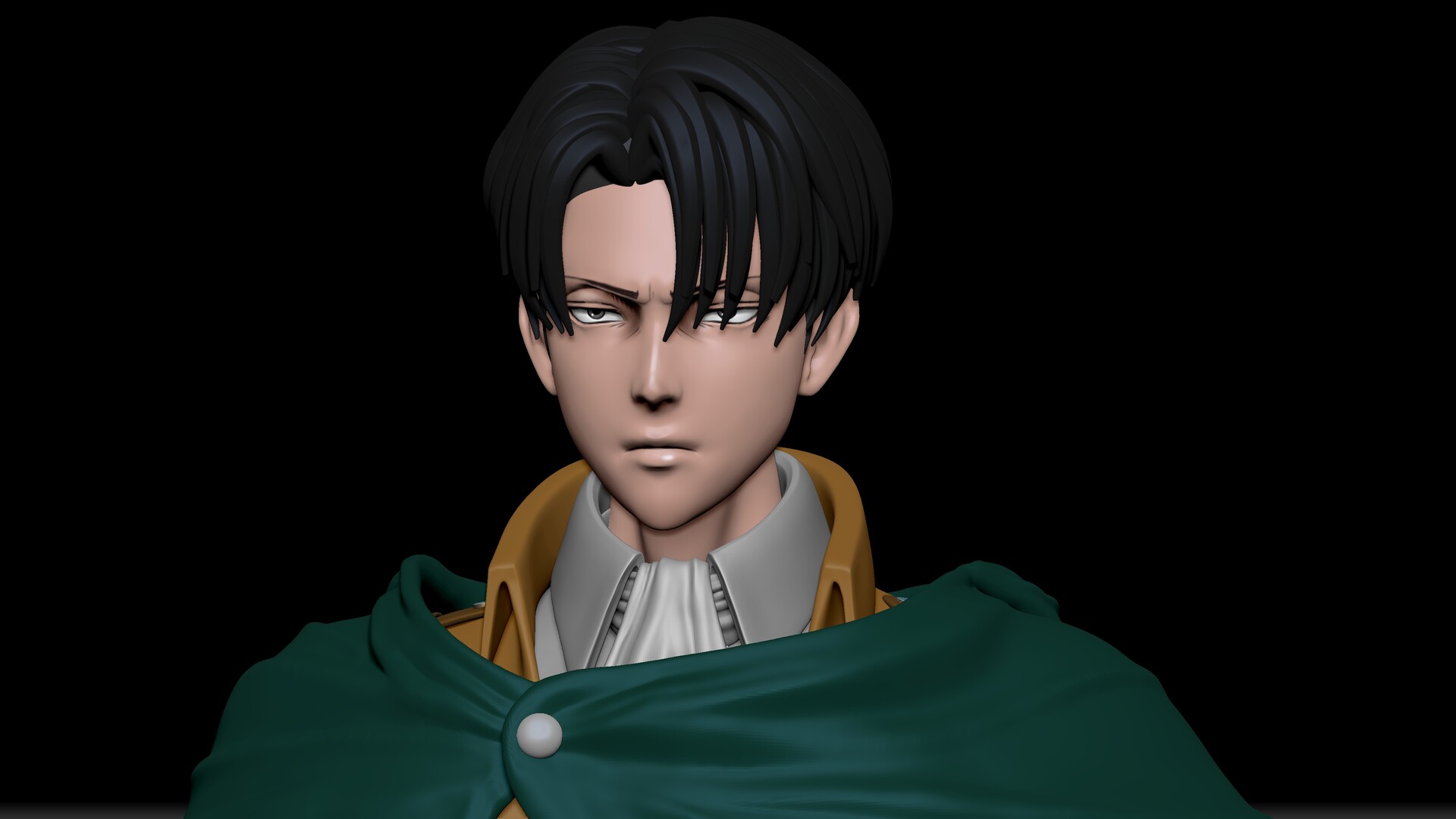 ArtStation - Attack on titan levi ackerman 3d modeling