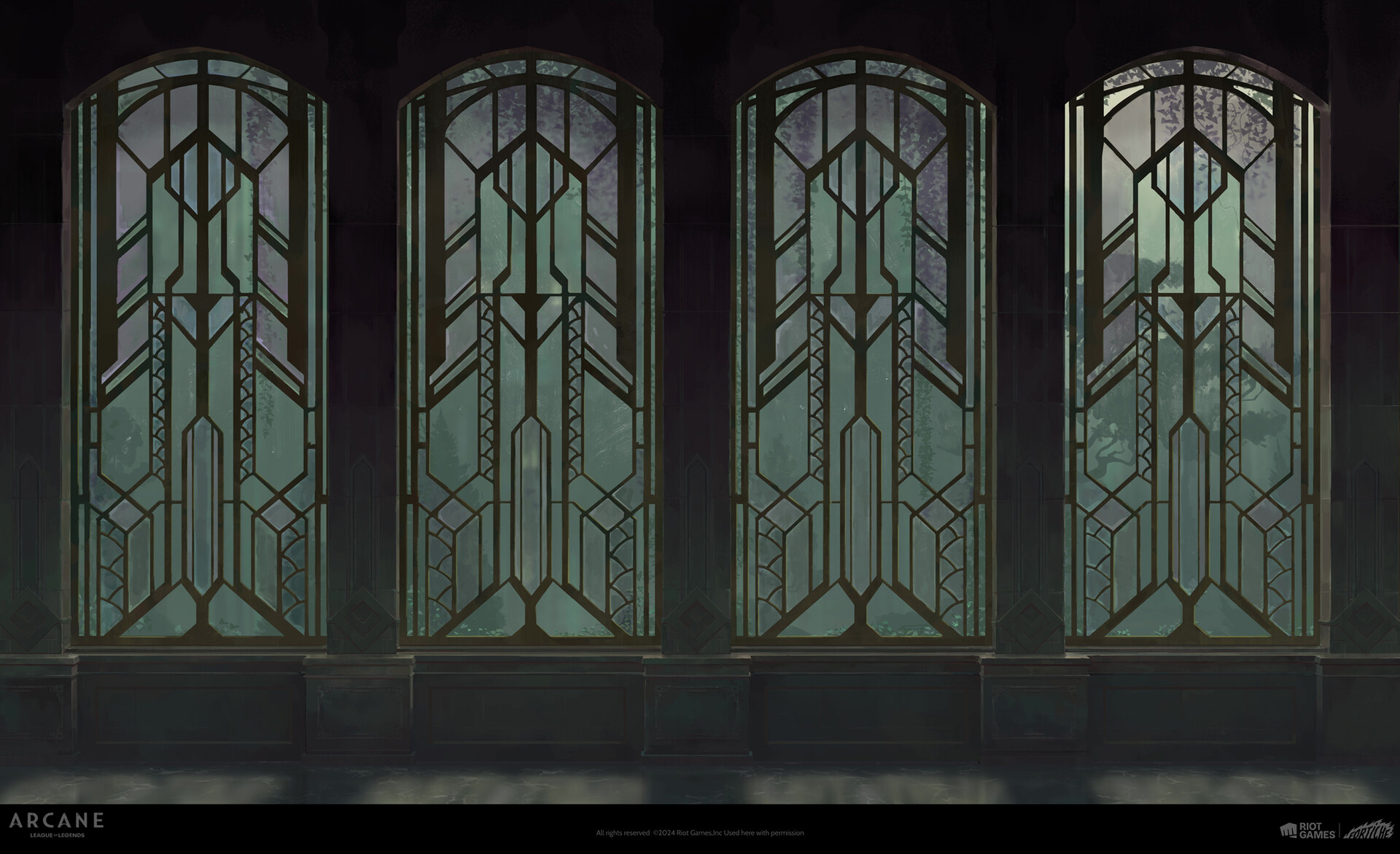 Romain MAZEVET - ARCANE season 2 backgrounds