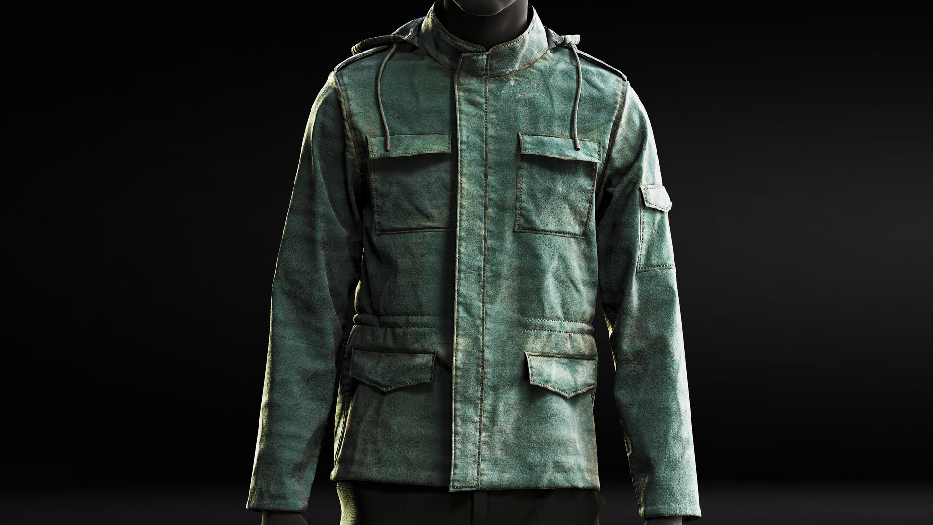 ArtStation - Men’s jacket/ marvelous designer / clo3d / PBR textures ...