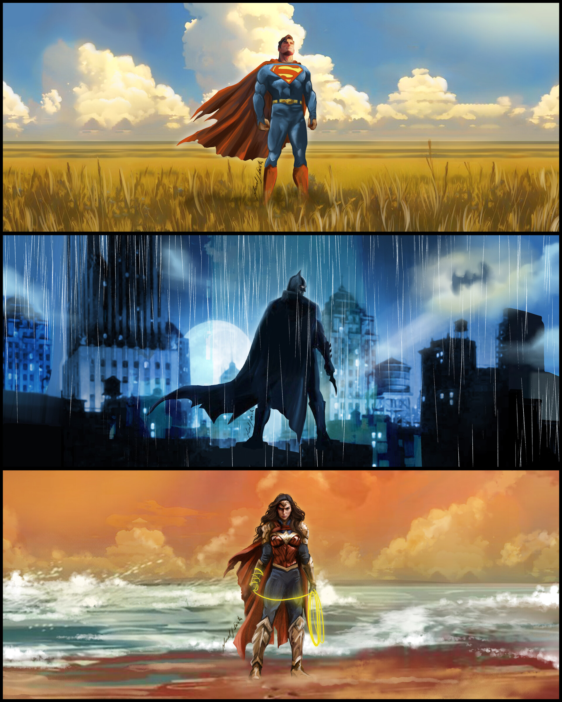 ArtStation - "Trinity" by @manueljiniesta_art