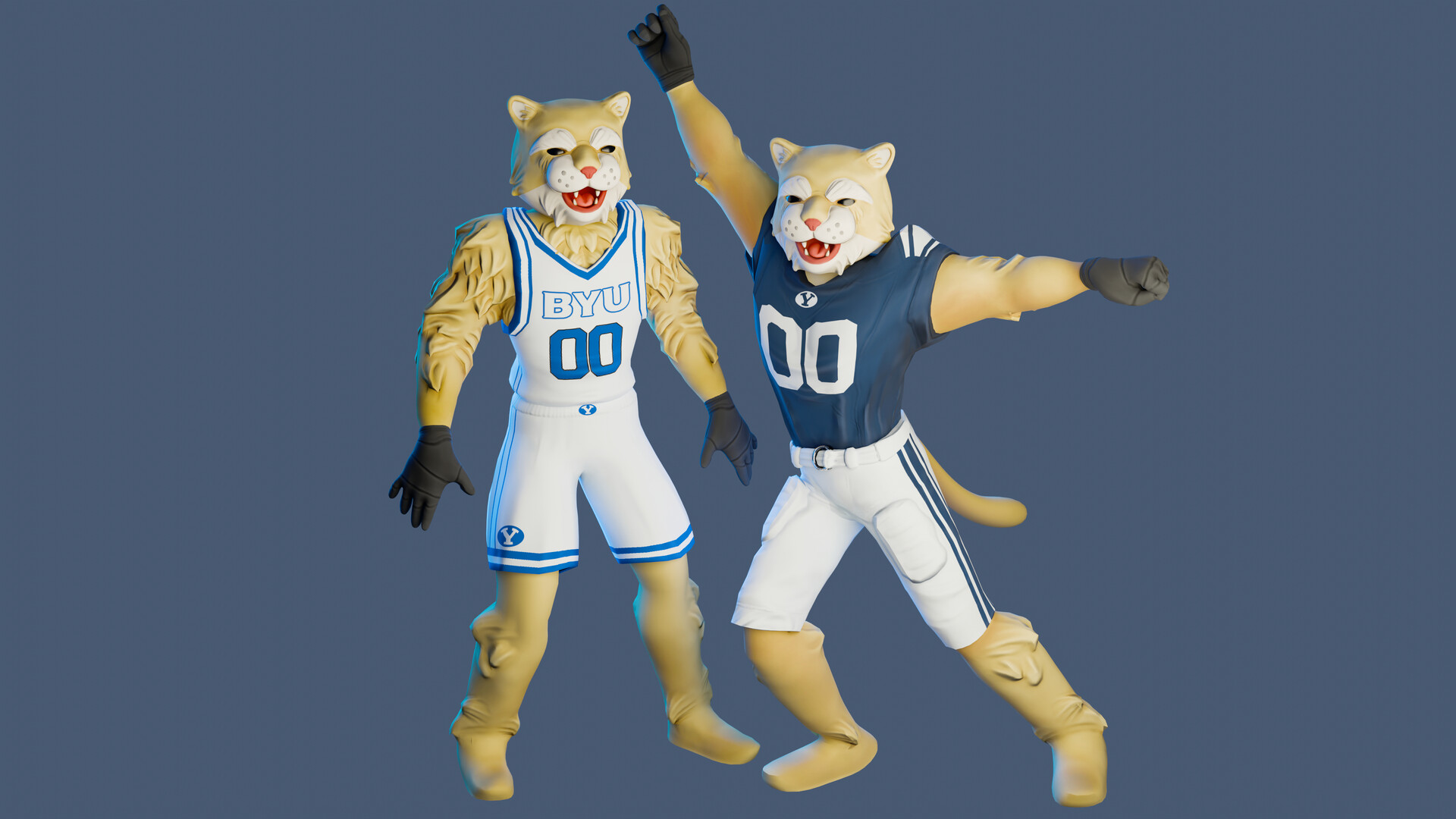 ArtStation - BYU Football and Basketball Cosmo