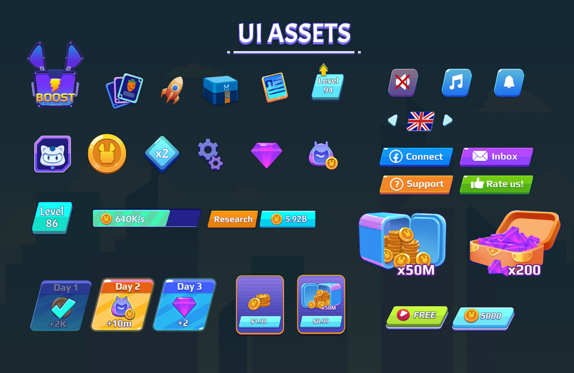 ArtStation - UI Assests