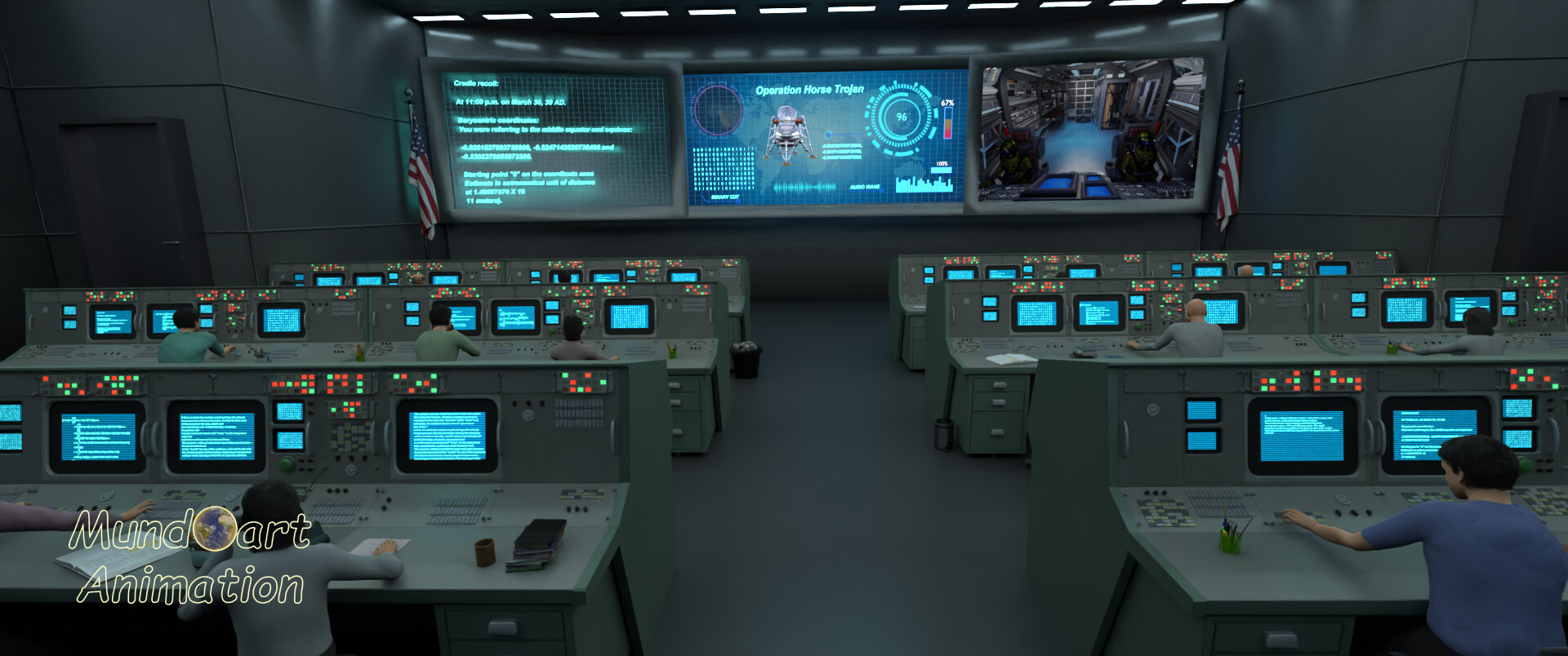 ArtStation - NASA Operations Center Stage.