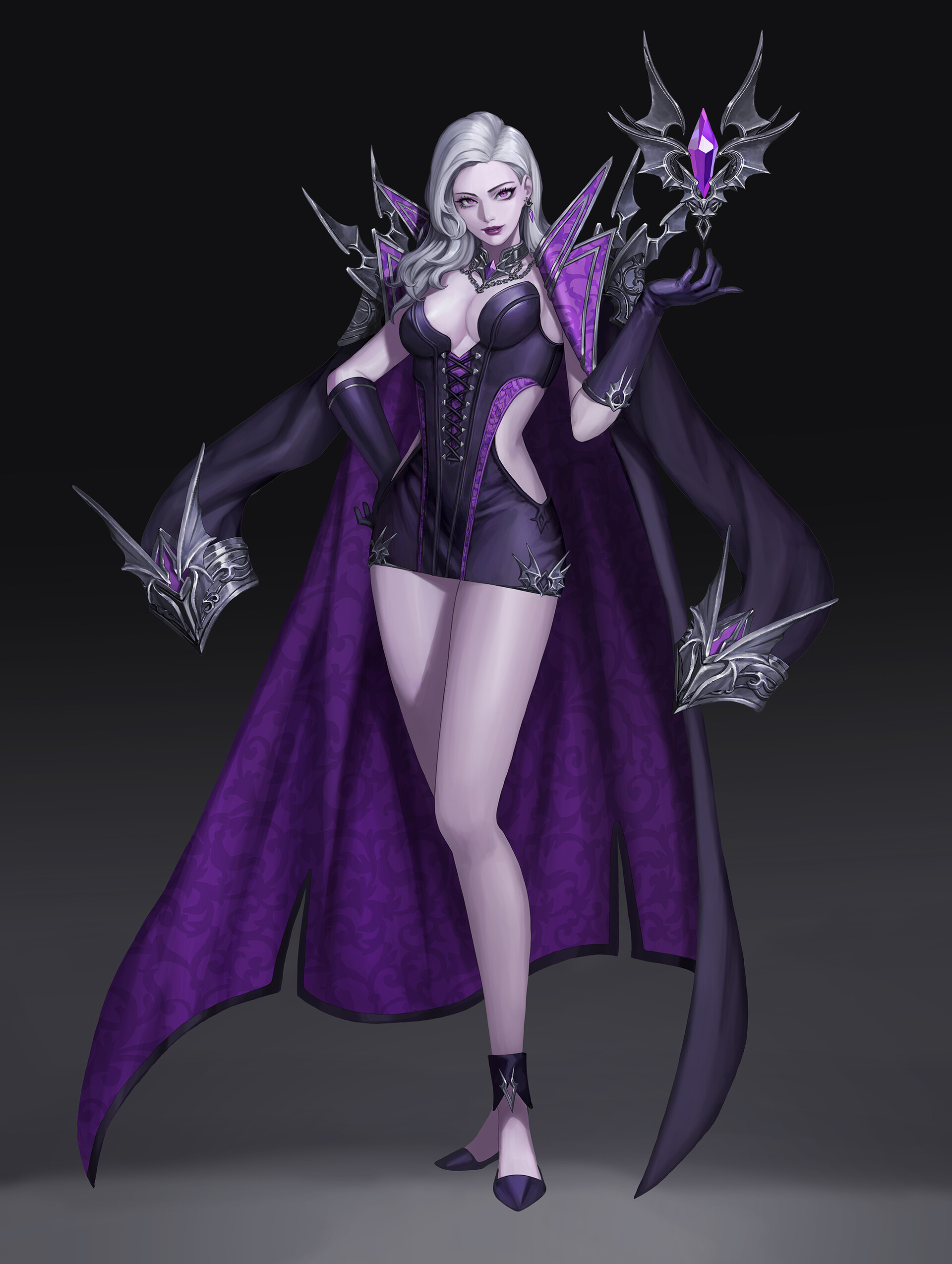 ArtStation - vamp Sorceress