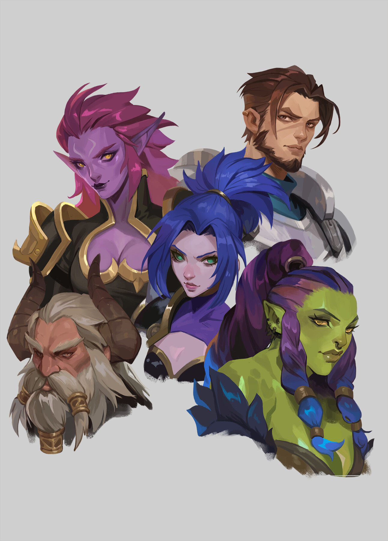 Xenia Eremina - character portraits