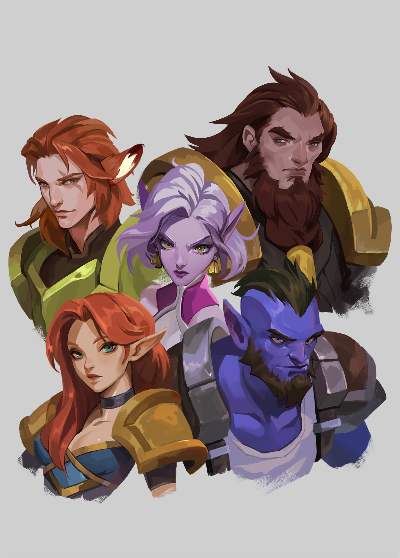 Xenia Eremina - character portraits