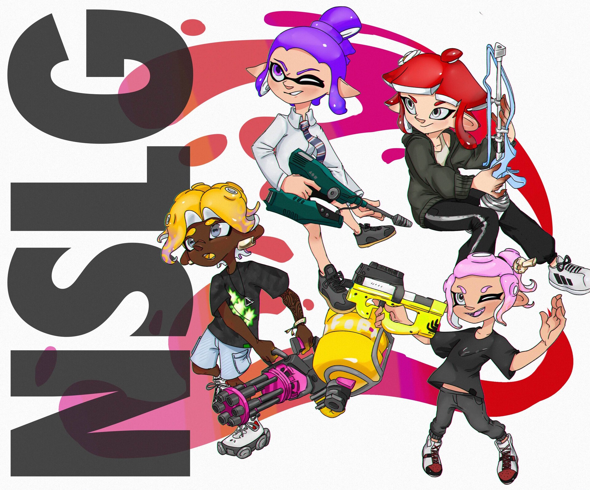 ArtStation - drawing for my team