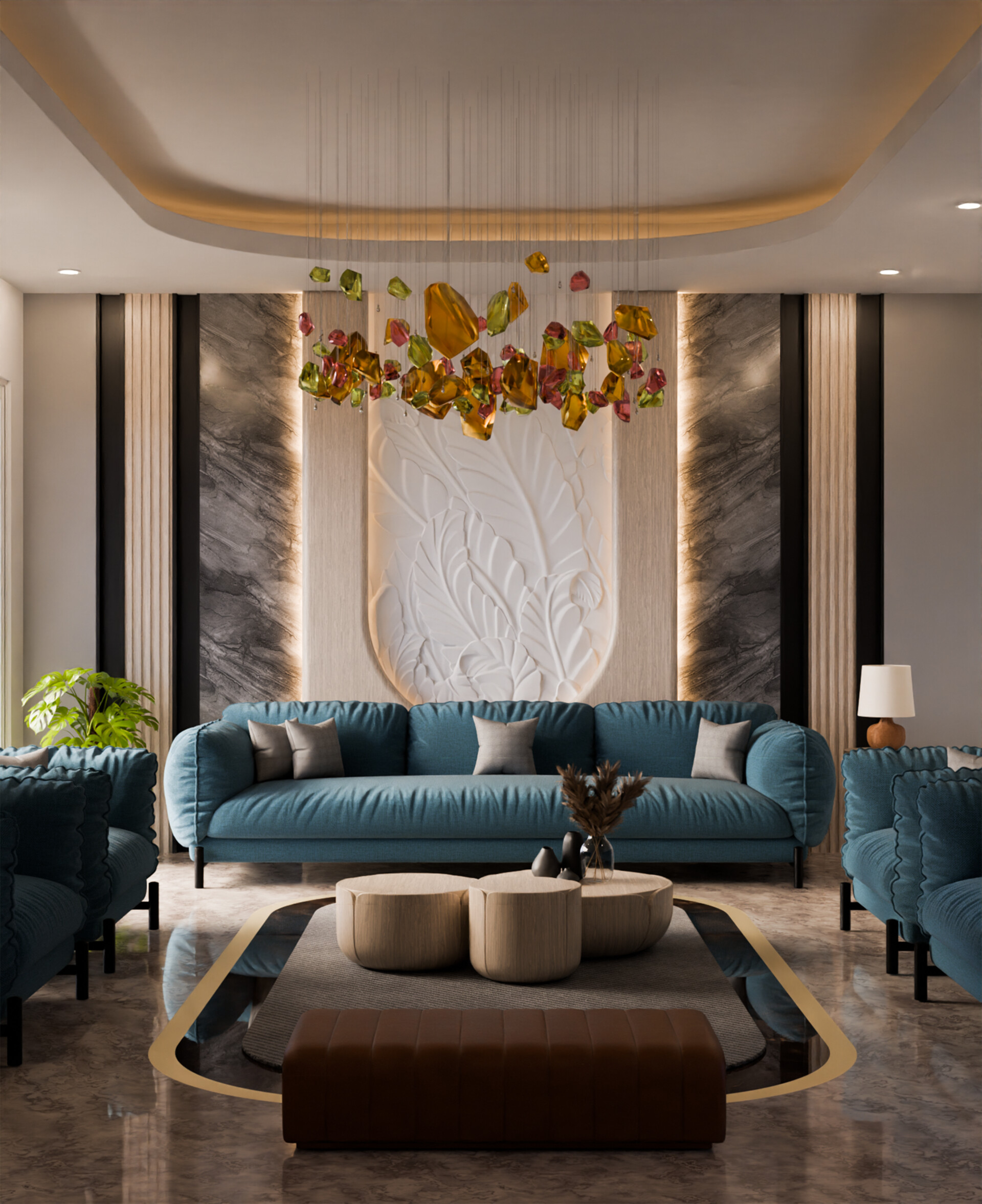 ArtStation - Lobby Room interior design render